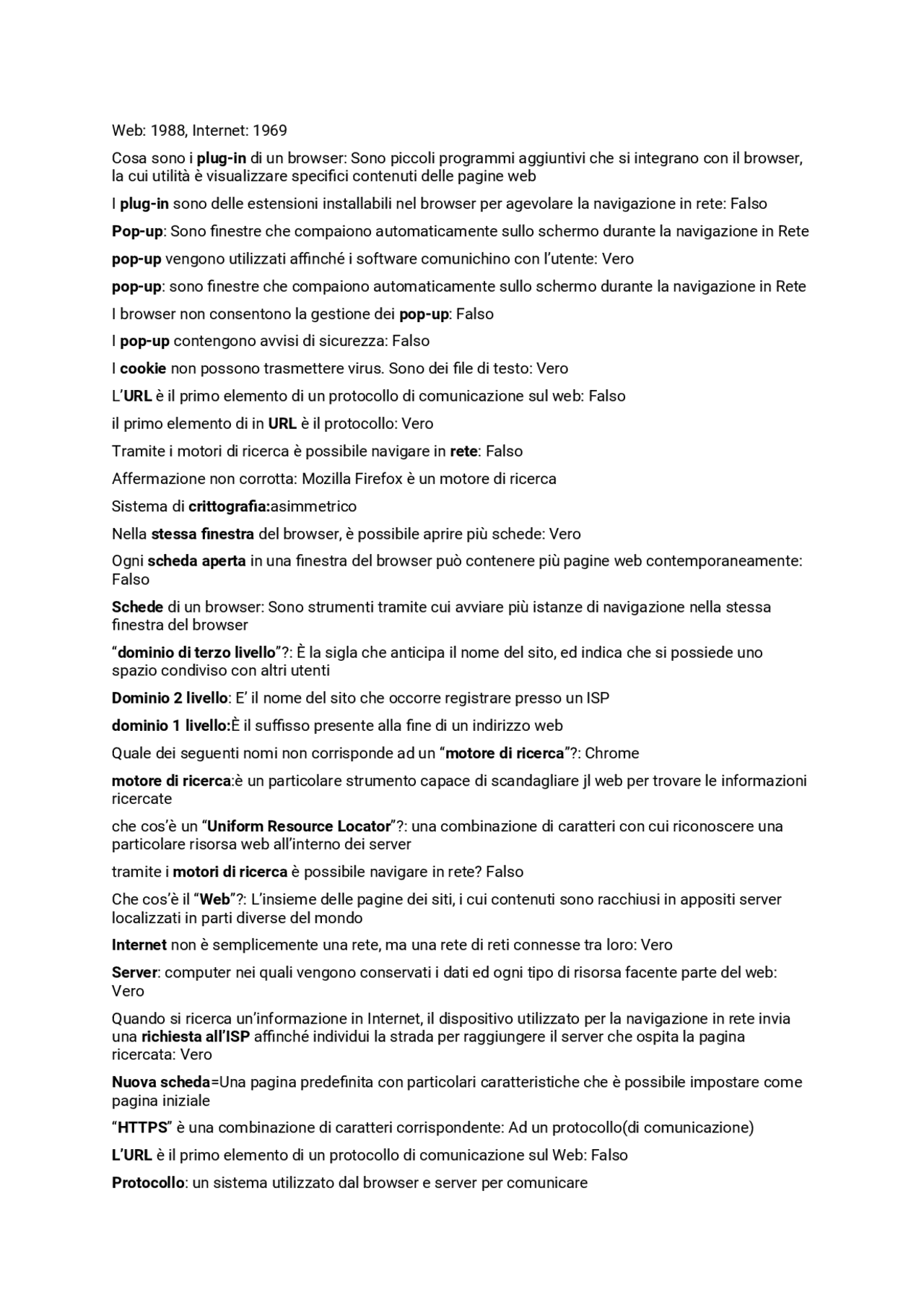 Soluzioni 2 Modulo Eipass Prove Desame Di Informatica Docsity