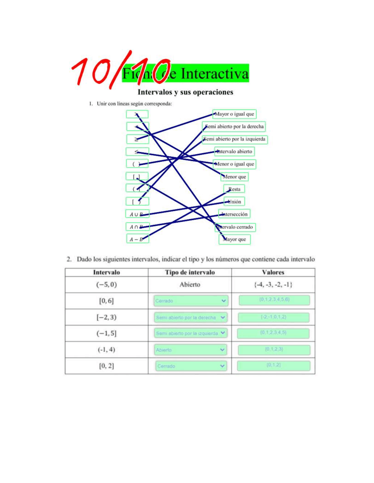Ejercicios Prácticos Appunti Di Matematica Generale Docsity