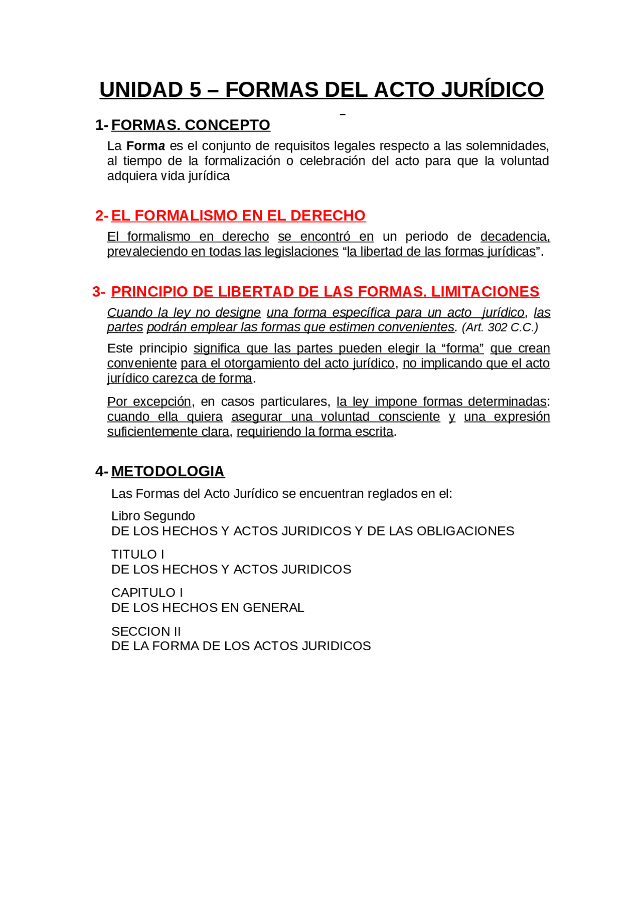 D CIVIL- HECHOS Y ACTOS 2 | Resúmenes de Derecho Civil | Docsity