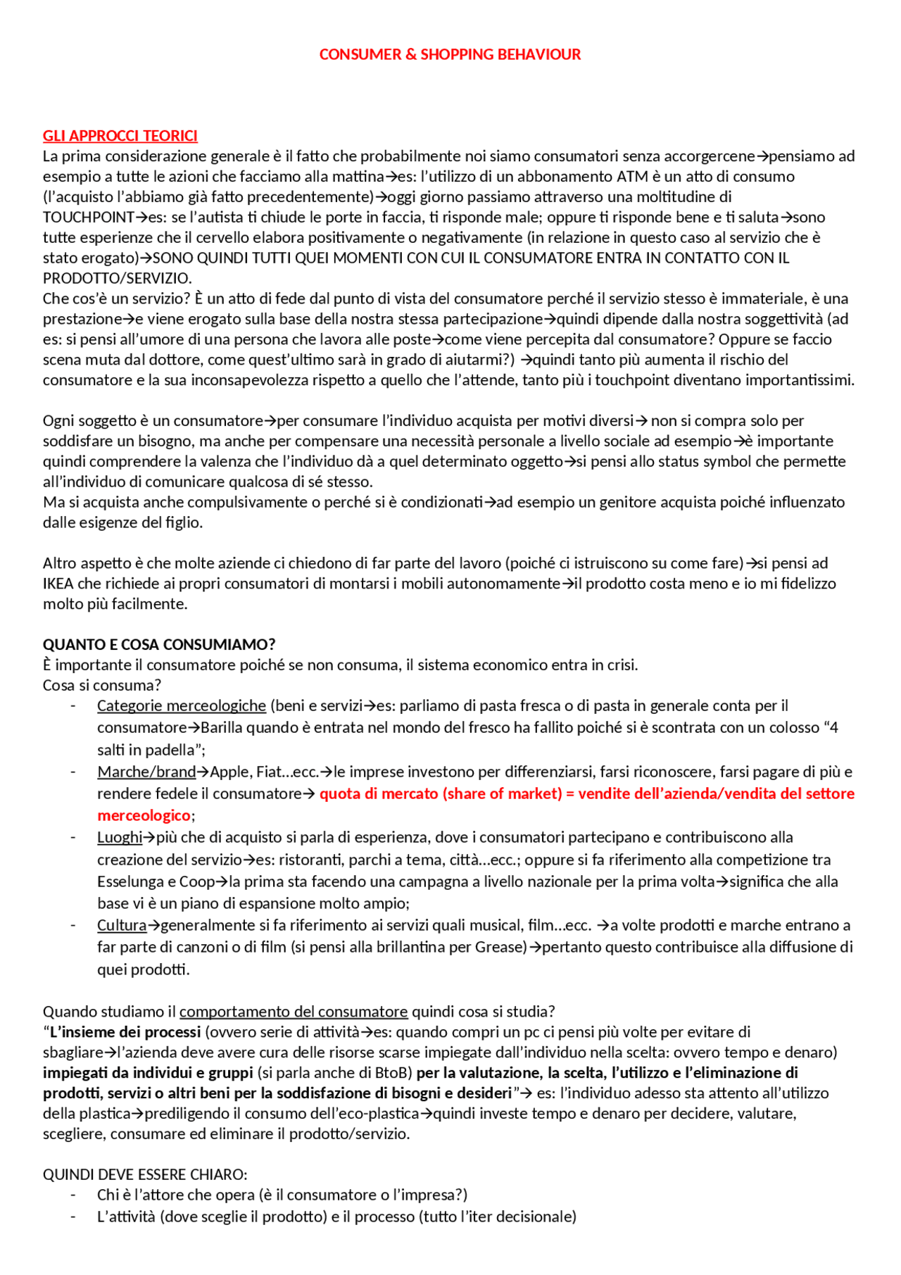 Consumer E Shopping Behaviour Appunti Di Marketing Theory Docsity