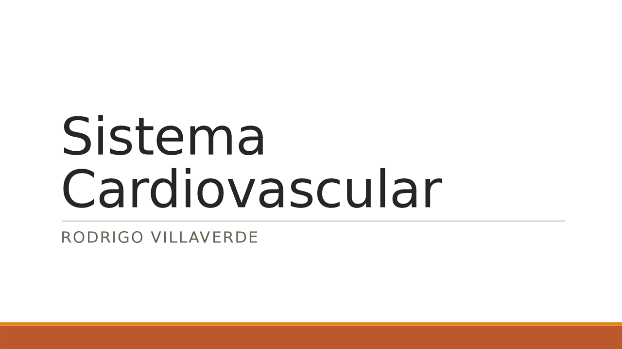 Sistema Cardiovascular Diapositivas De Embriología Docsity