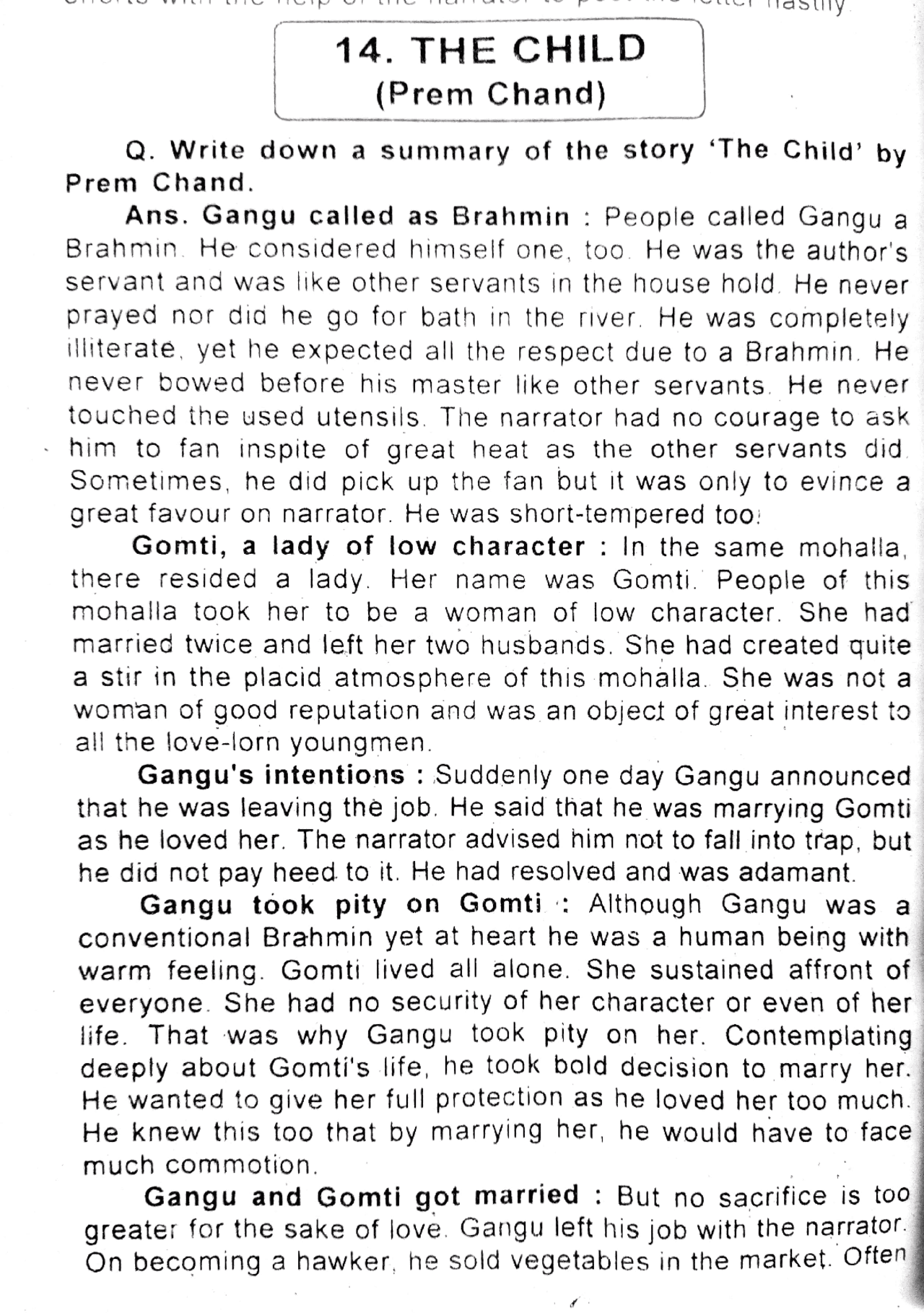 The poem is about the. Child | Lecture notes English Literature | Docsity