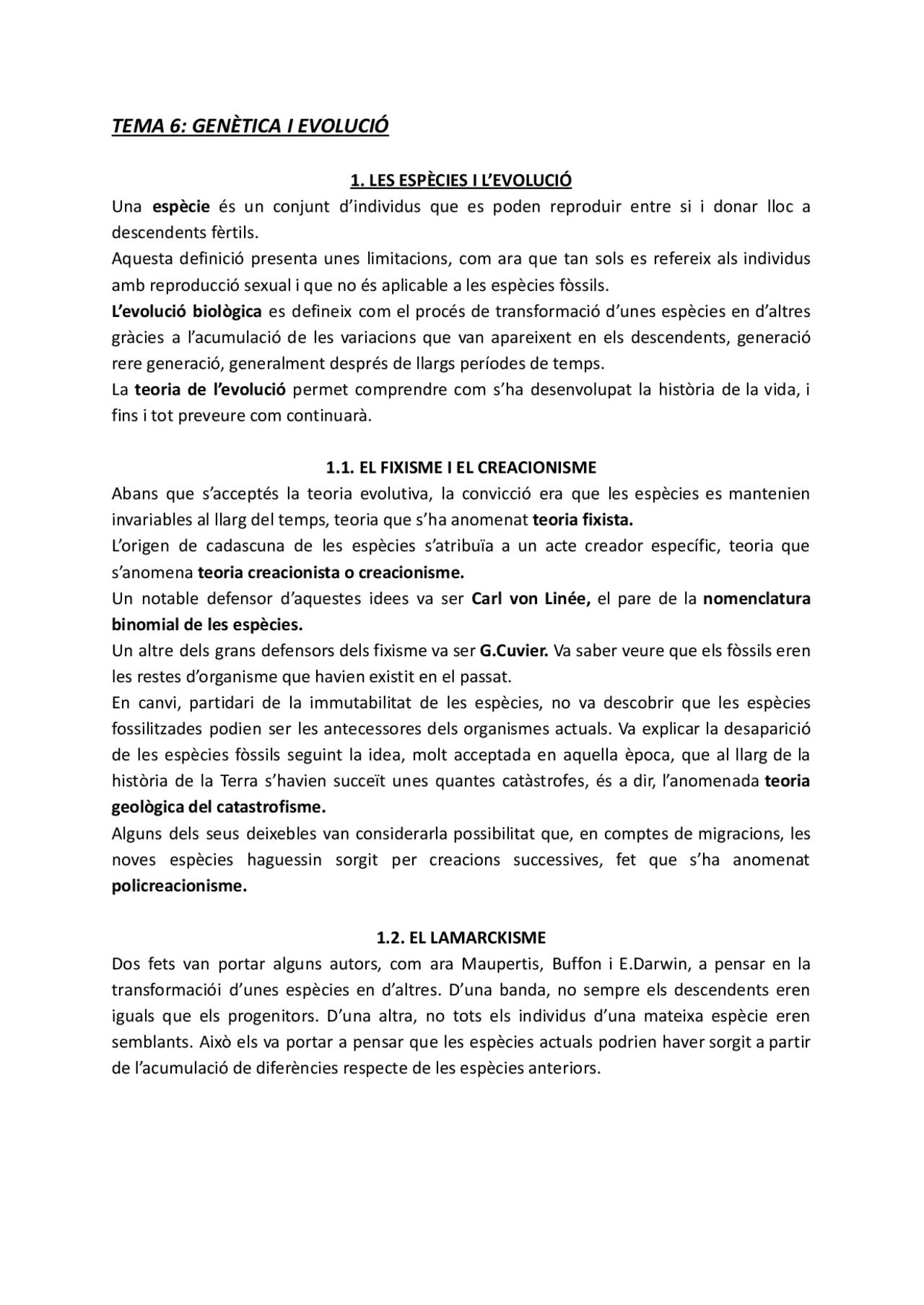 Tema 6 De Biología Segundo De Bachillerato Resúmenes De Biología