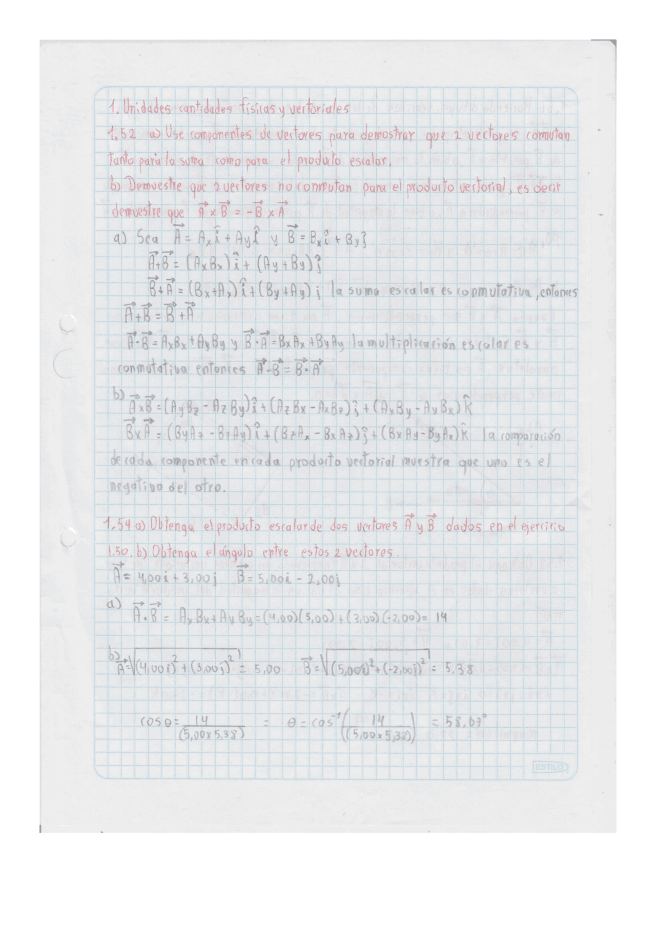 Ejercicios propuestos del tema de Cinemática vectorial | Ejercicios de ...