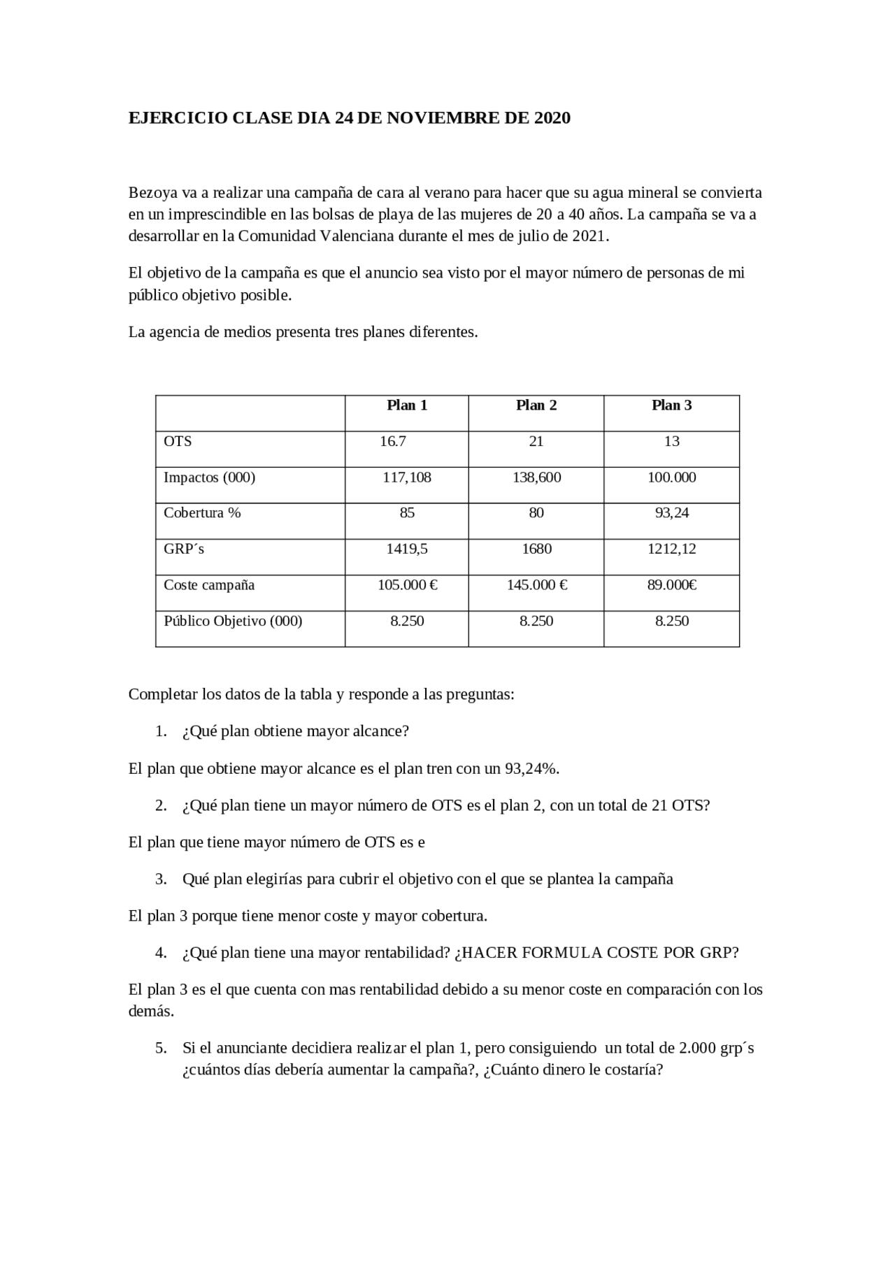 Ejercicio Práctica Medios De La Información Ejercicios De