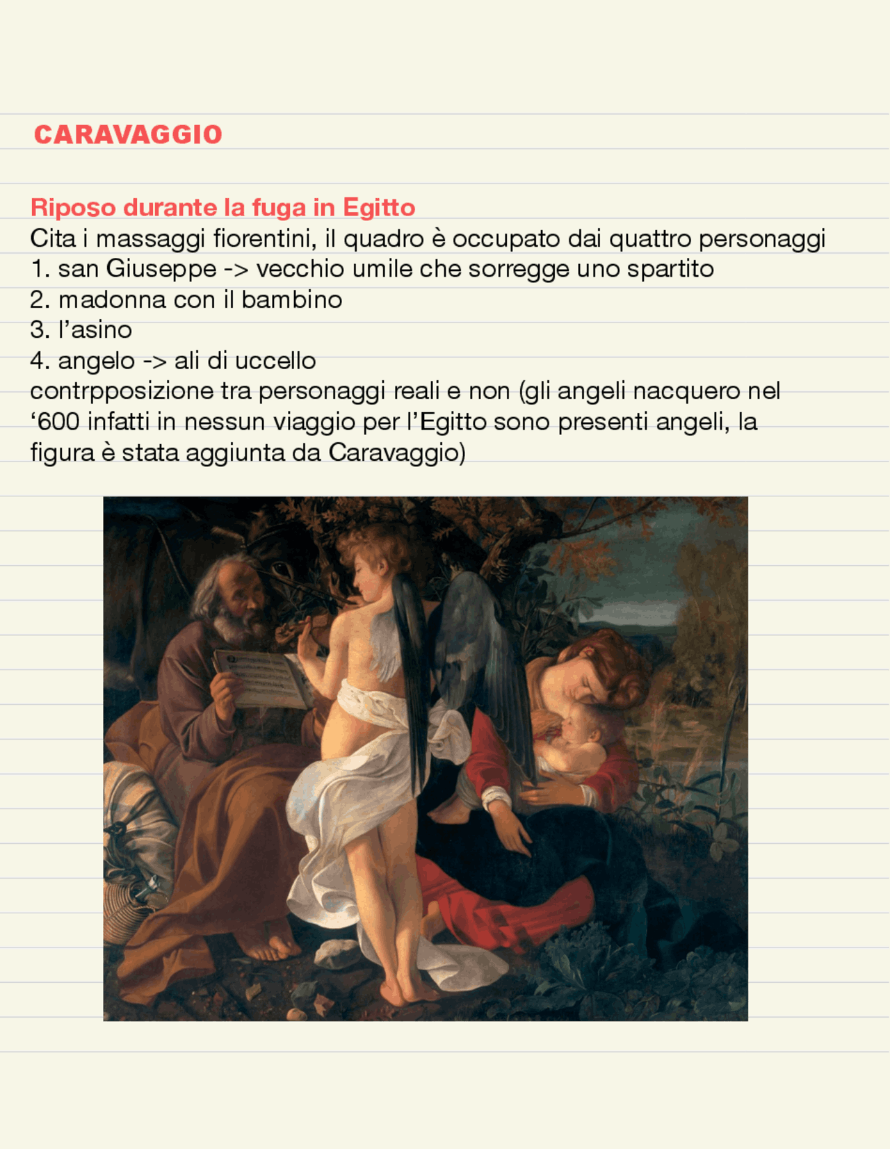 piccoli appunti sui quadri meno conosciuti di Caravaggio | Schemi e mappe concettuali di Storia ...