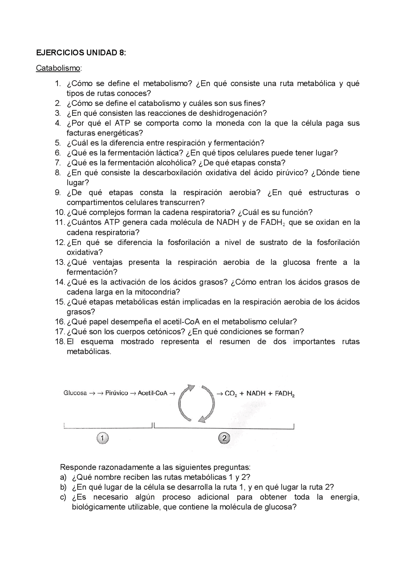 Biologia Ejercicioss Ejercicios De Biología Docsity