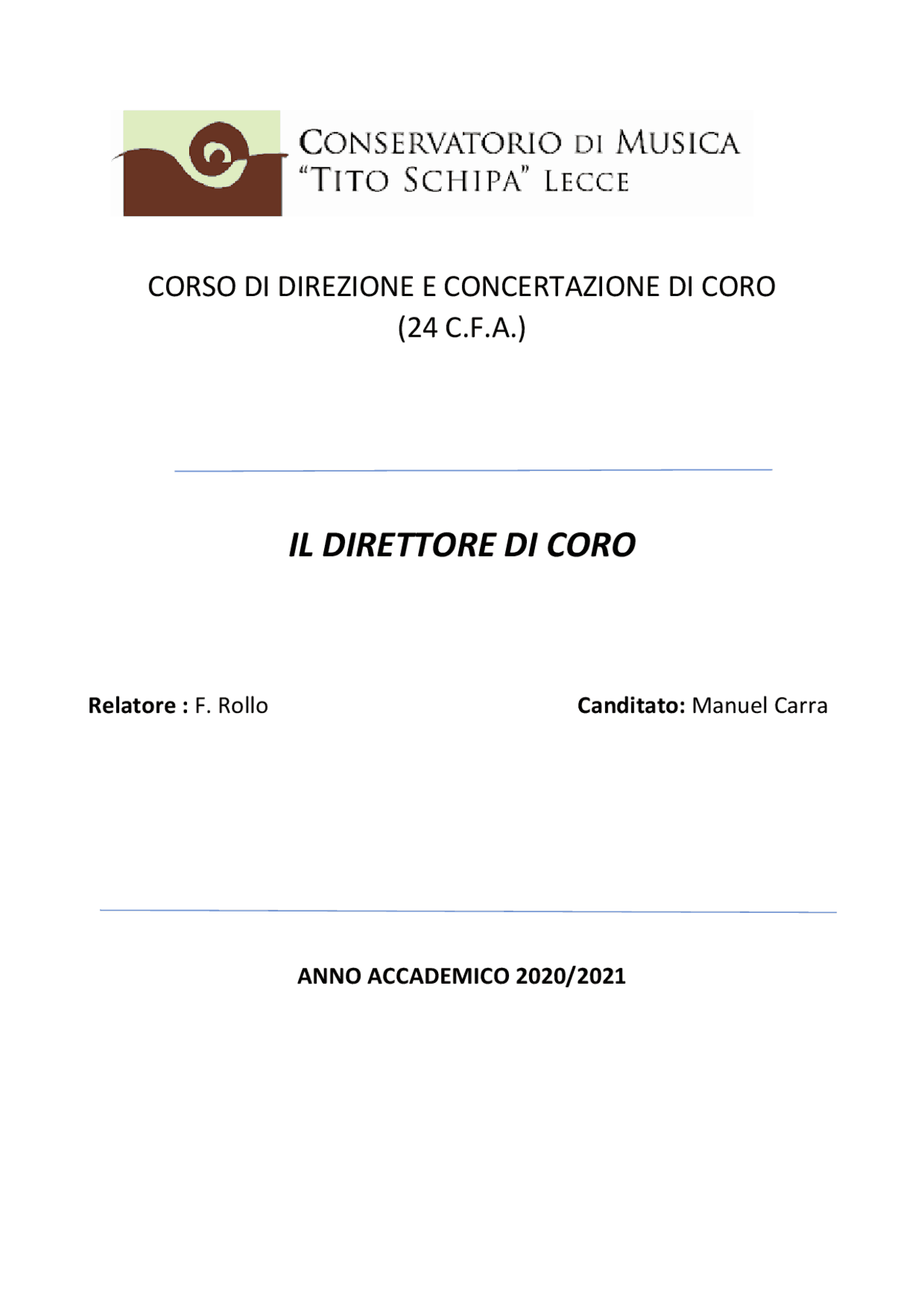 direzione di coro e la figura del direttore | Guías, Proyectos ...