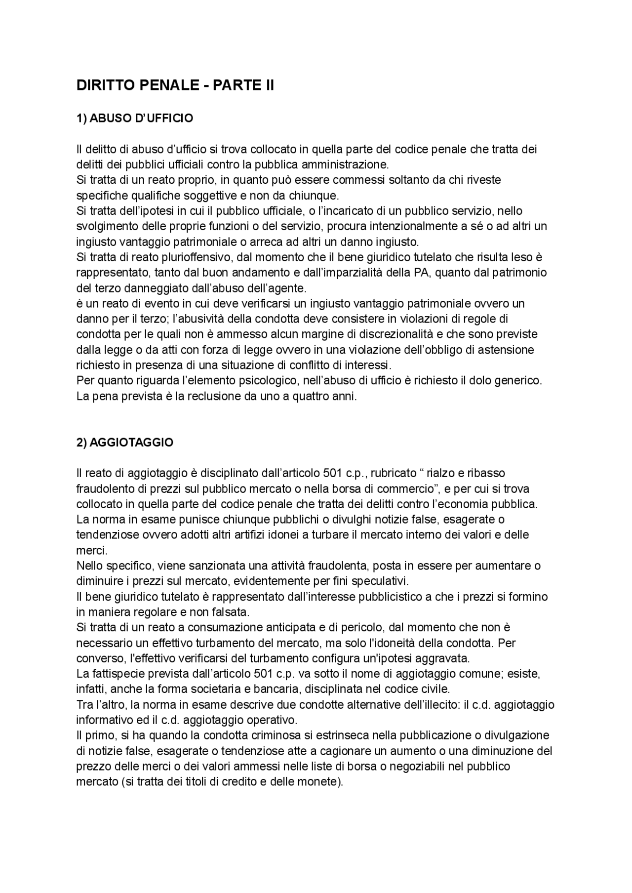 DOMANDE E RISPOSTE ESAME DIRITTO PENALE II - UNIMARCONI - POMANTI 2023 | Dispense di Diritto ...
