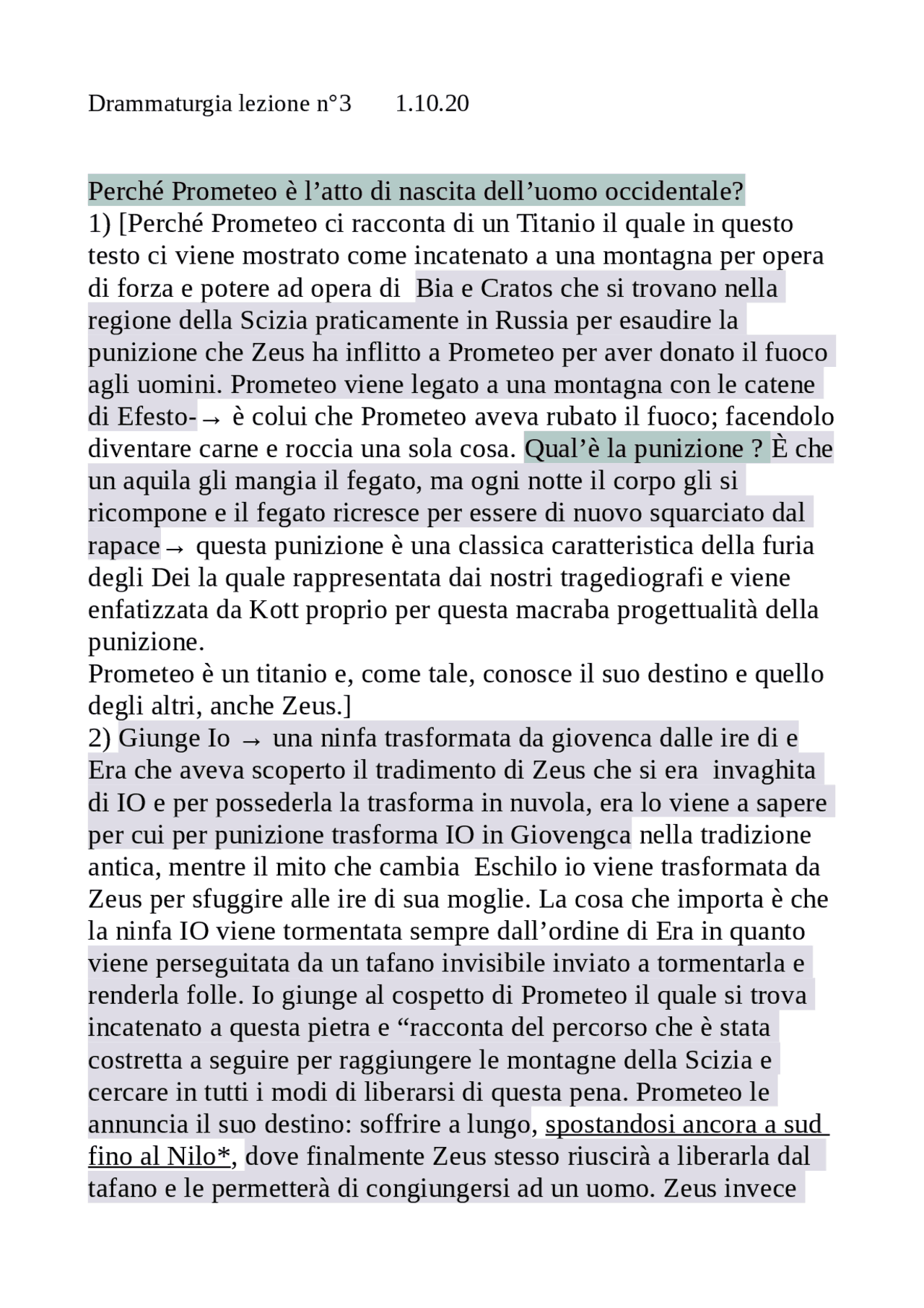 Prometeo incatenato spiegazione | Schemi e mappe concettuali di ...