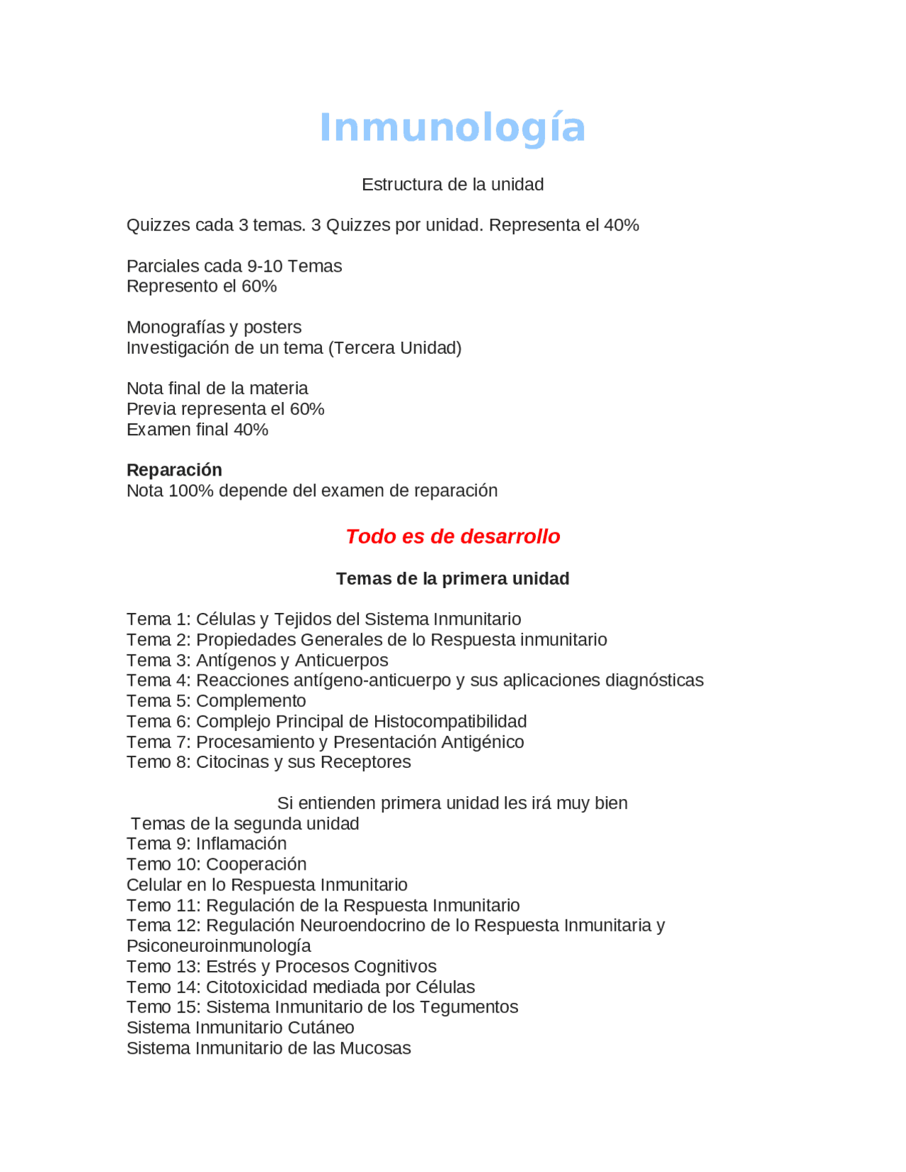 Inmunología Reconocimiento Tema 3 Resúmenes De Inmunología Docsity