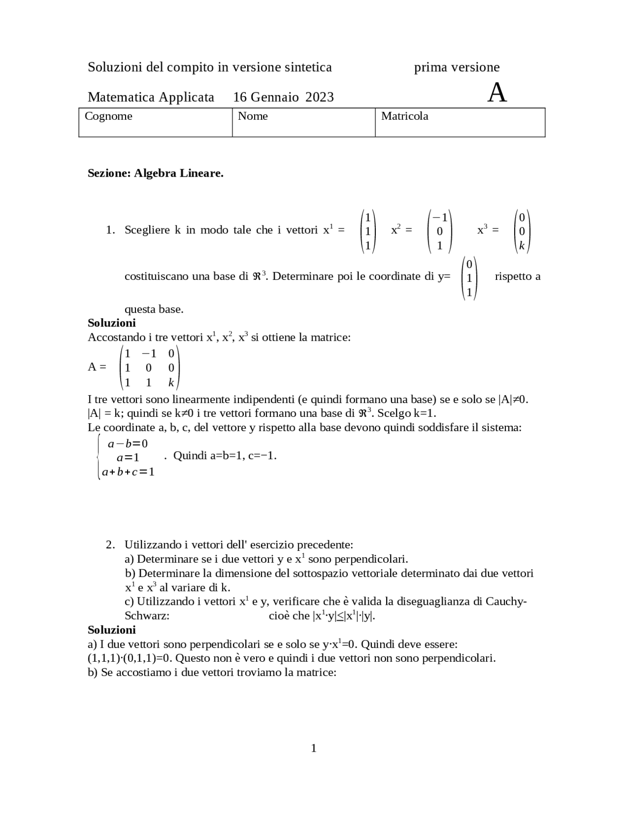 Matematica generale teoremi | Schemi e mappe concettuali di Matematica Generale | Docsity