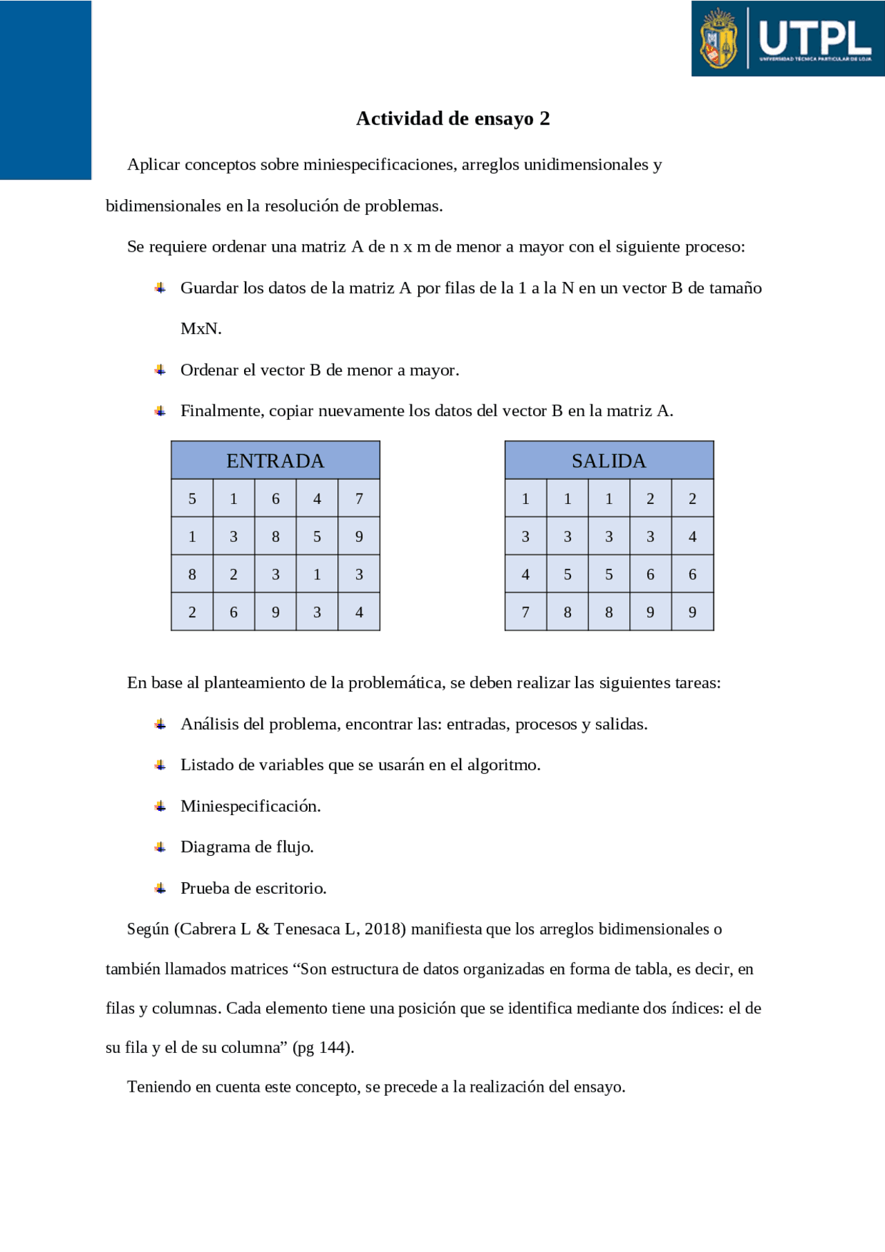 Ejercicios Algoritmos Ejercicios De Diseño De Algoritmos Docsity