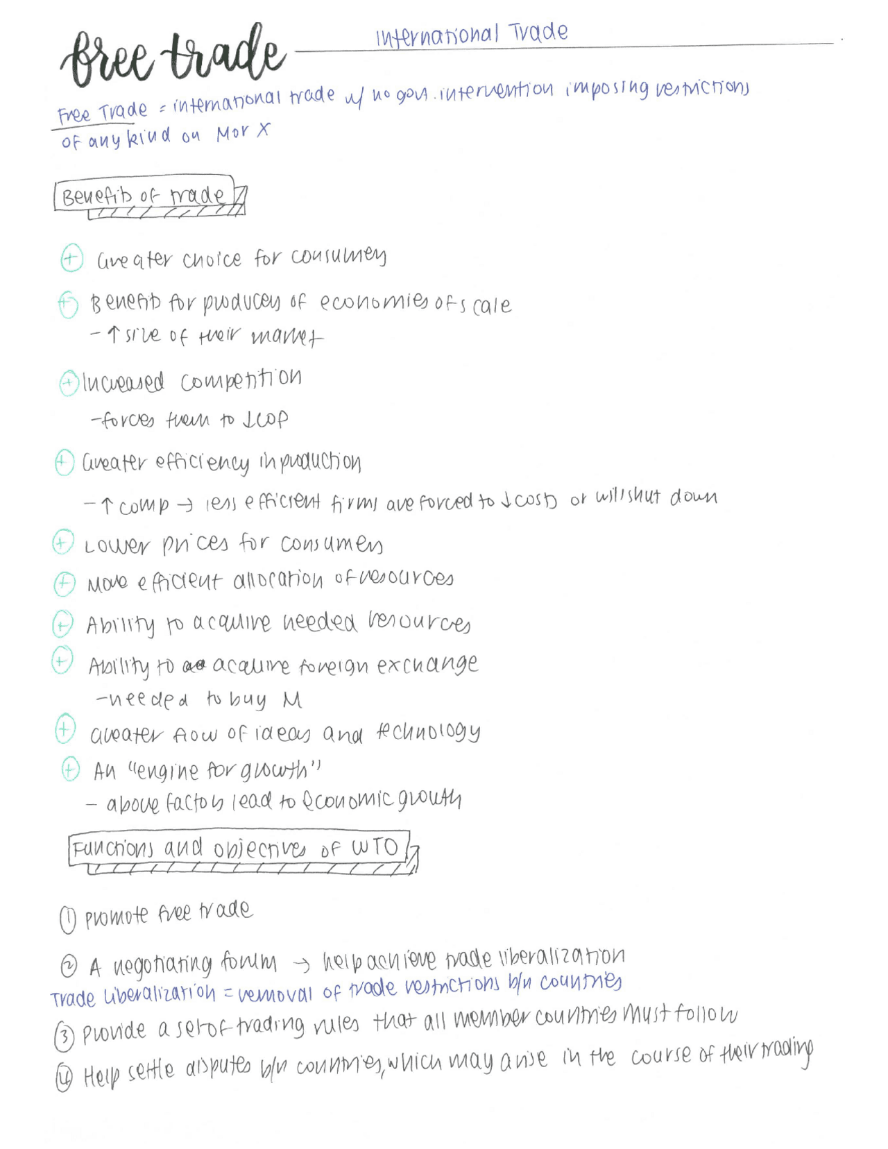 All notes of Economics IB | Schemes and Mind Maps Economics | Docsity