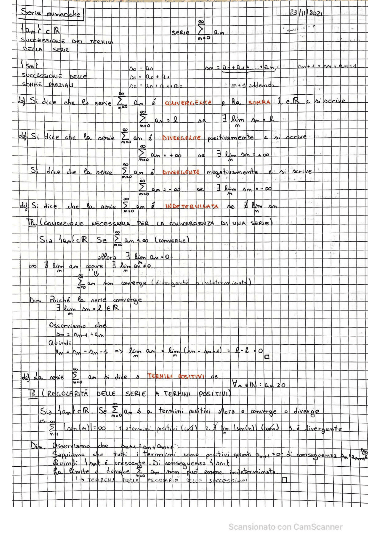 Analisi Matematica 2 Appunti Di Analisi Matematica Ii Docsity