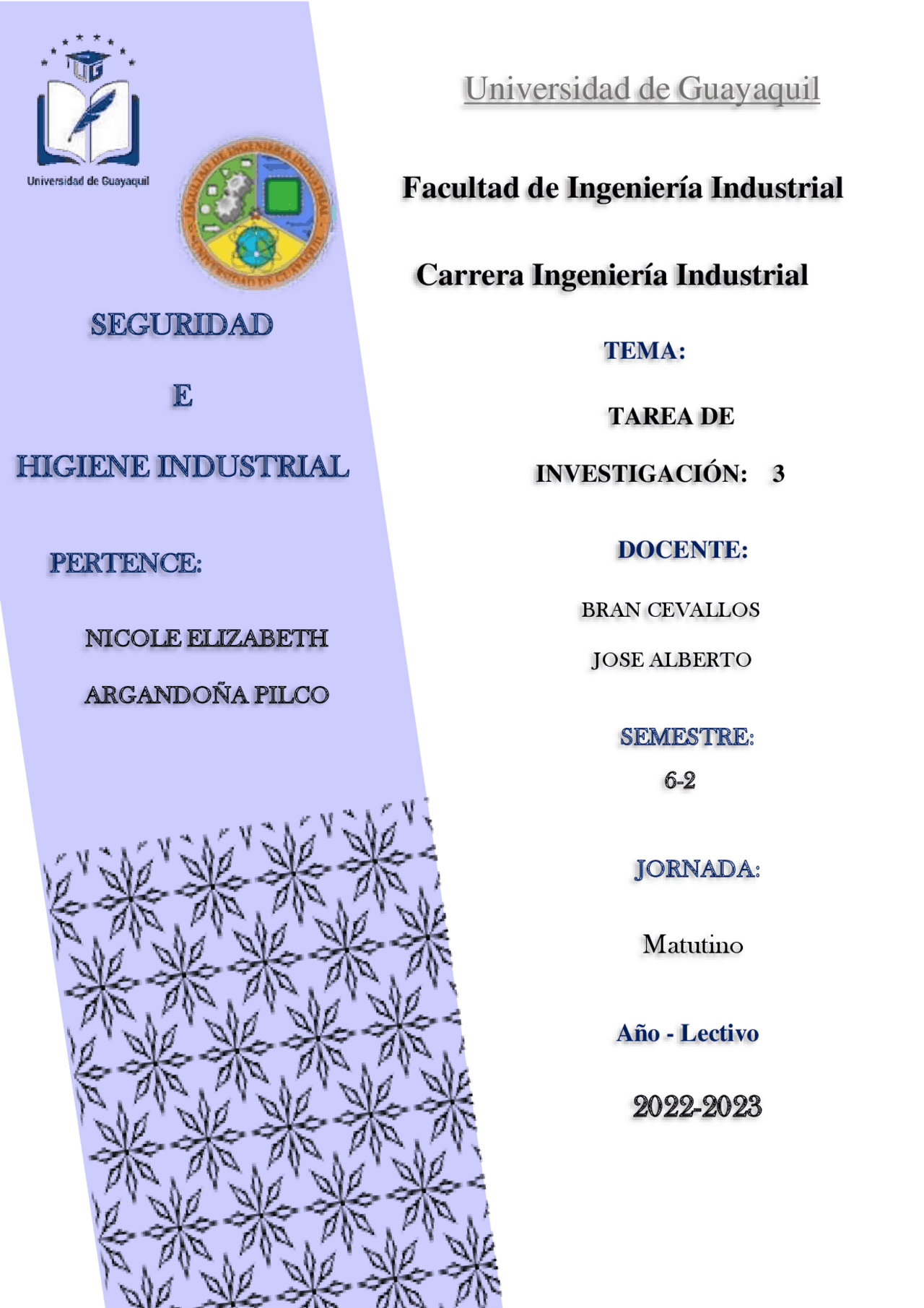 MINISTERIO DE TRABAJO (MDT). MINISTERIO DE SALUD PUBLICA (MSP). Y DEL ...