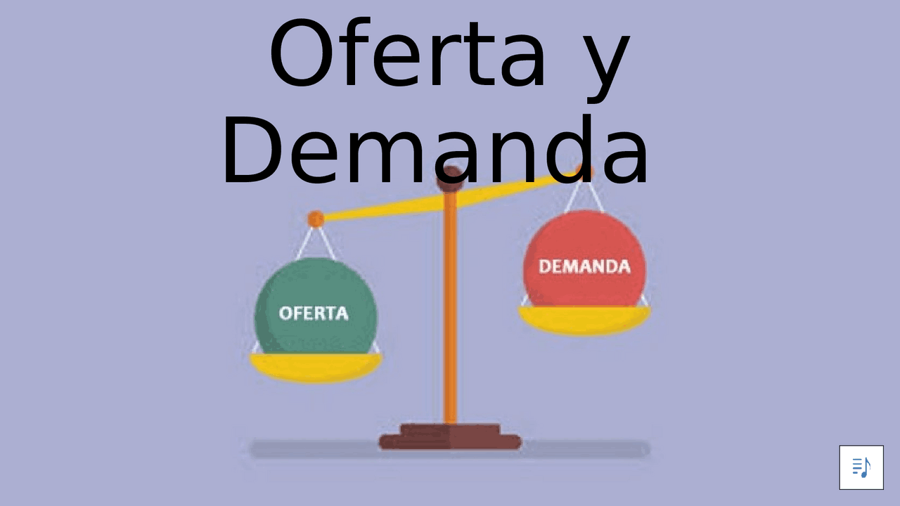 Funcionamiento de la oferta y la demanda en el mercado | Diapositivas ...