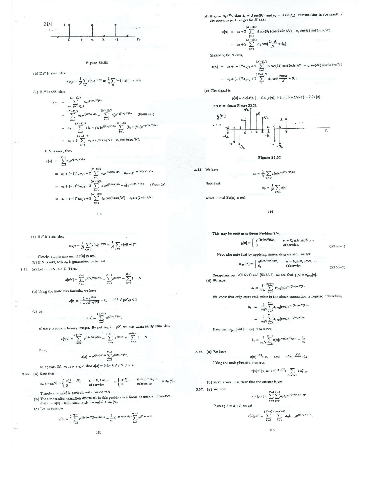 Chapter2answerkey Signals And Systems Textbook Assignments