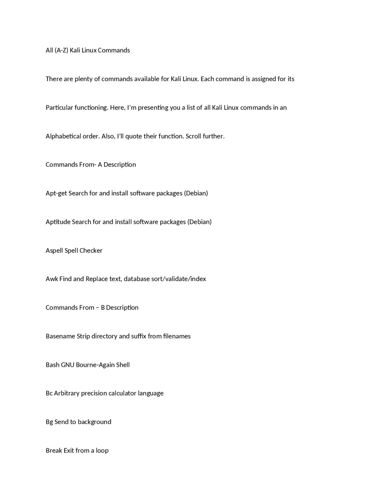 Computer science and networking on linux | Study notes Computer ...