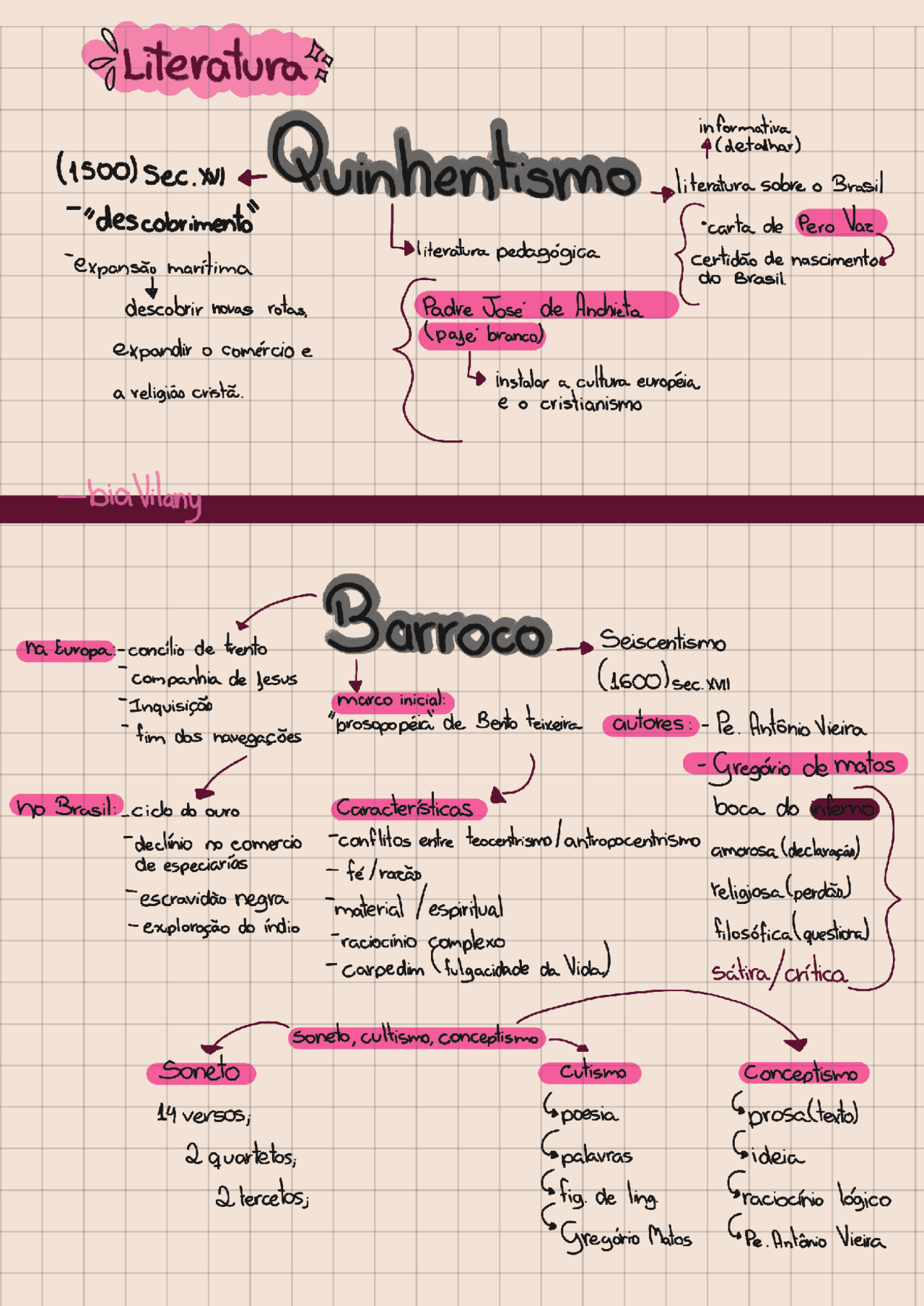 Quinhentismo literatura brasileira | Resumos Literatura Ensino Médio ...