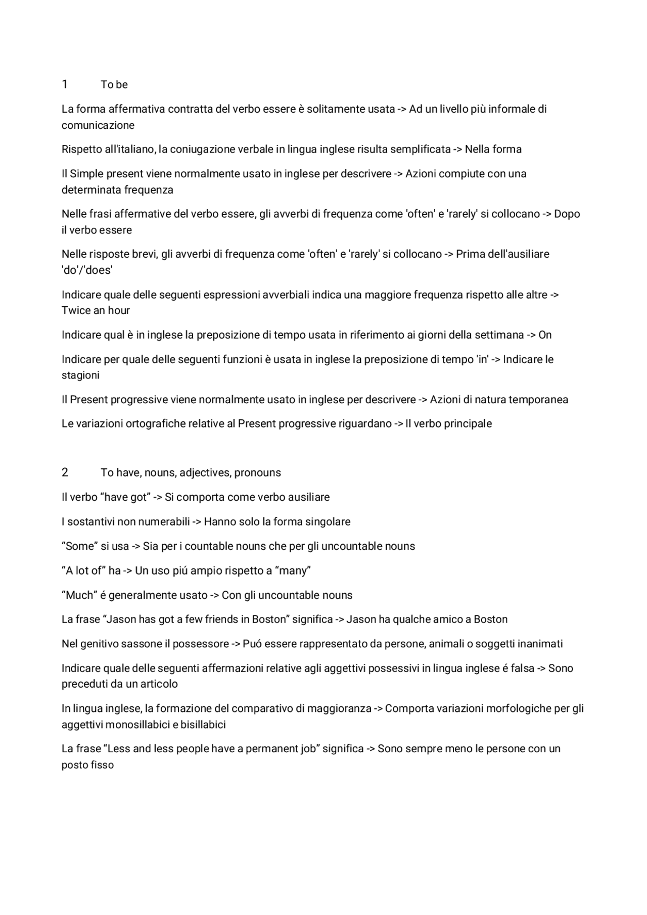 Risposte_lingua_inglese L12 Mercatorum lingue e mercati | Prove d'esame di Lingua Inglese | Docsity