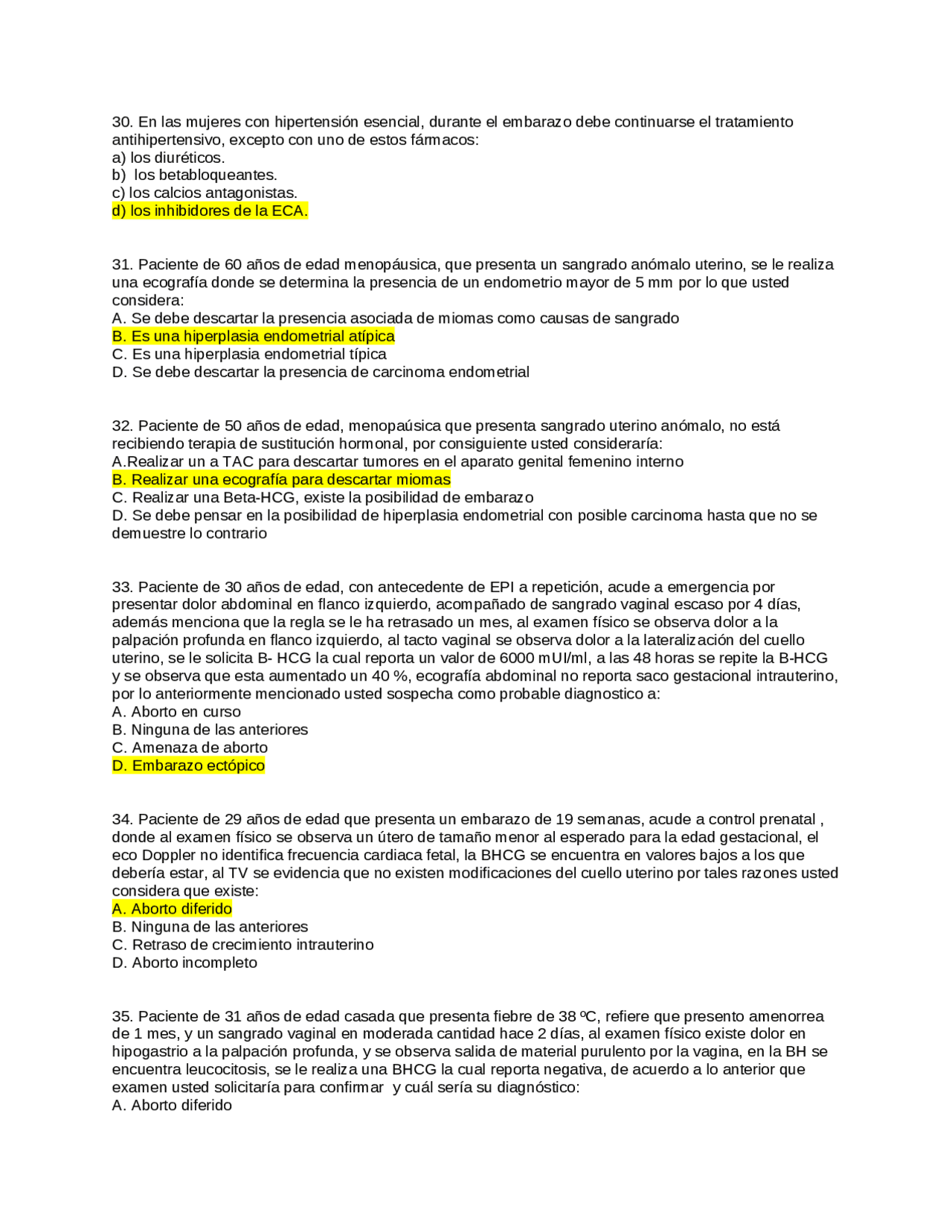 Exámenes de selección múltiple | Exámenes selectividad de Matemáticas ...