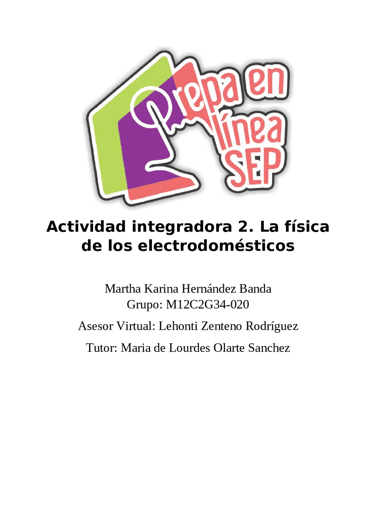 Actividad integradora 2. La física de los electrodomésticos | Apuntes ... Actividad integradora 2. La física de los electrodomésticos | Apuntes ...