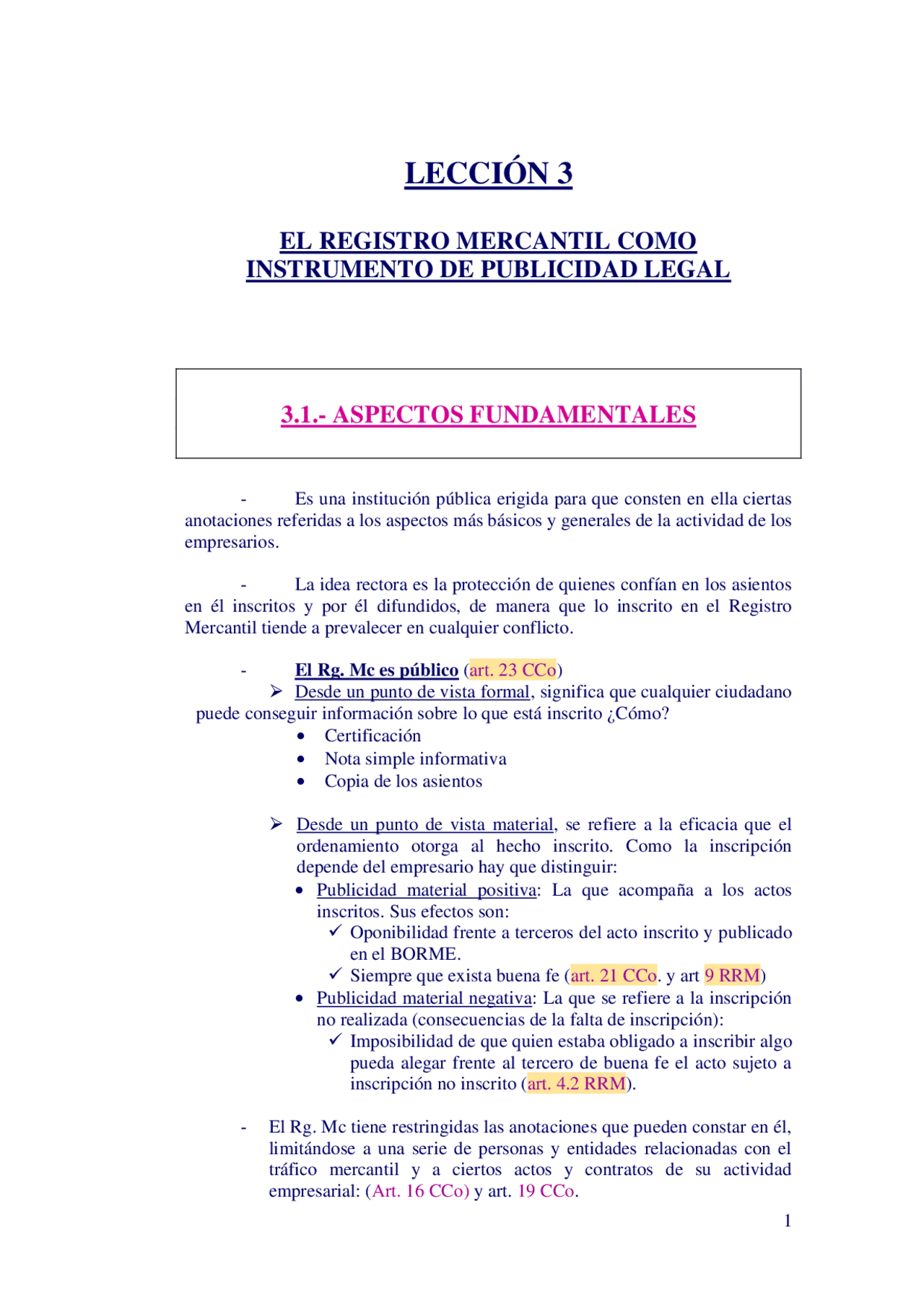 Apuntes De Derecho Mercantil Apuntes De Derecho Mercantil Docsity