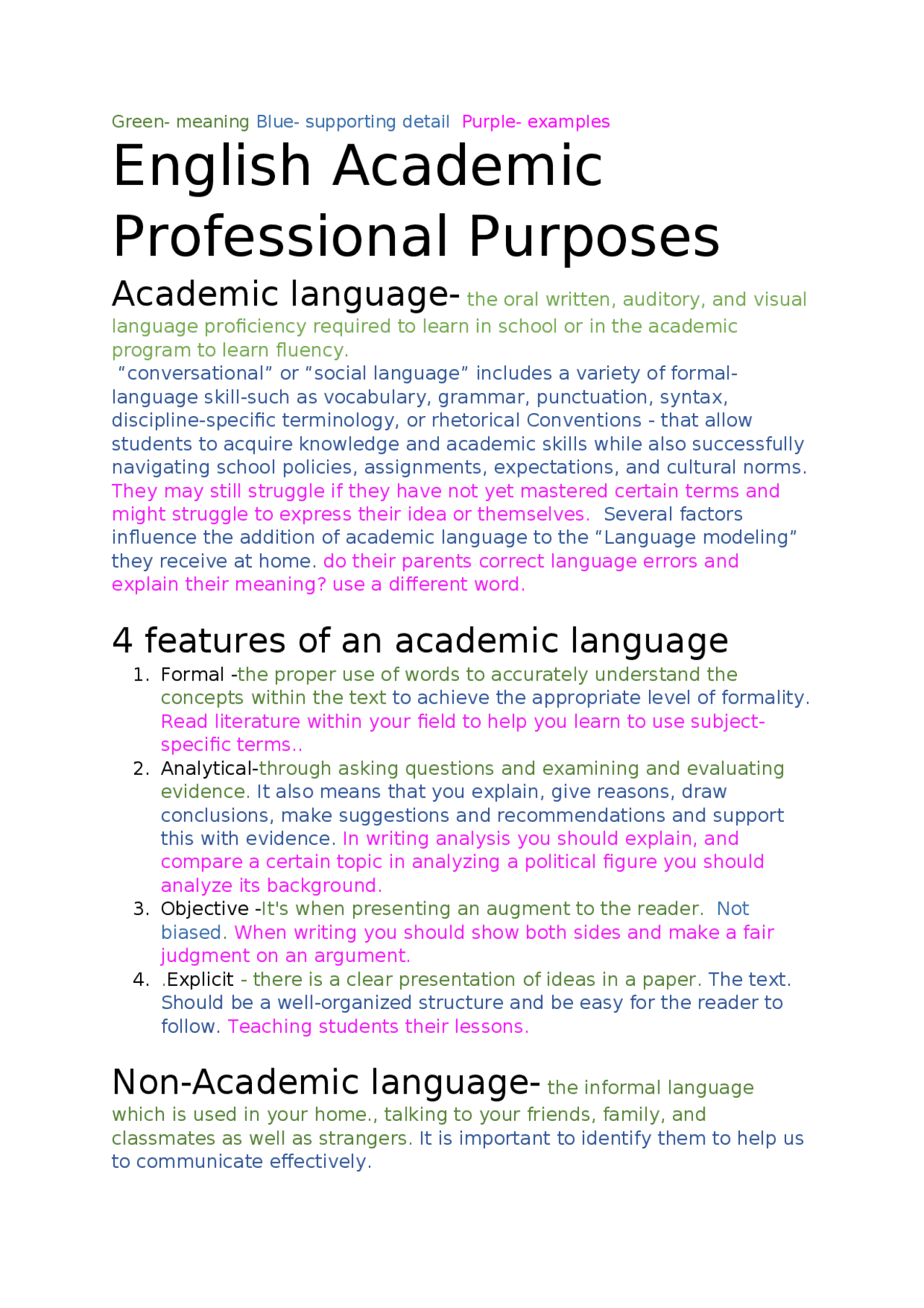 English for Academic and Professional Purposes | Lecture notes English ...