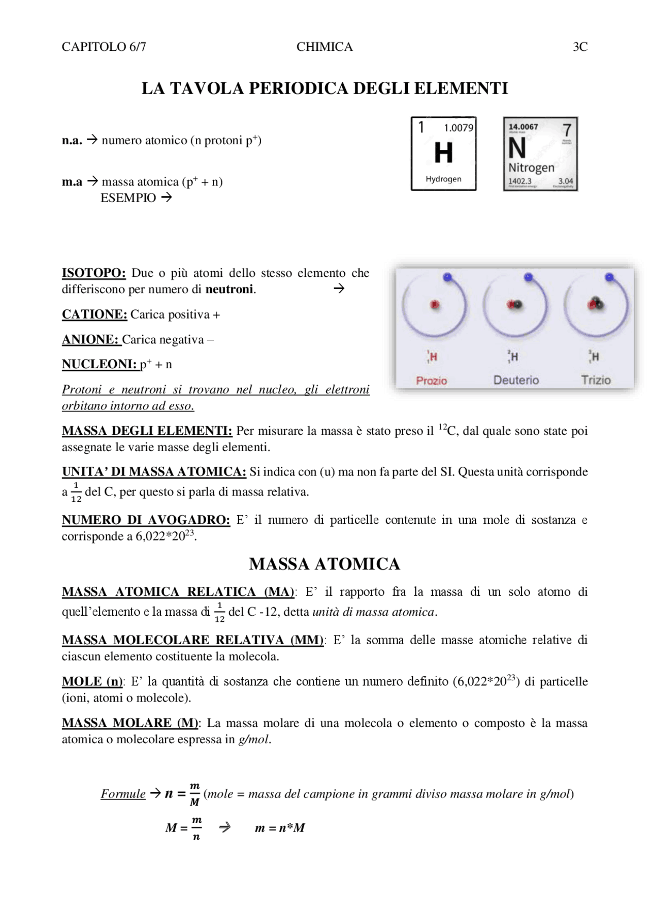 La tavola periodica degli elementi e la scoperta delle particelle ...
