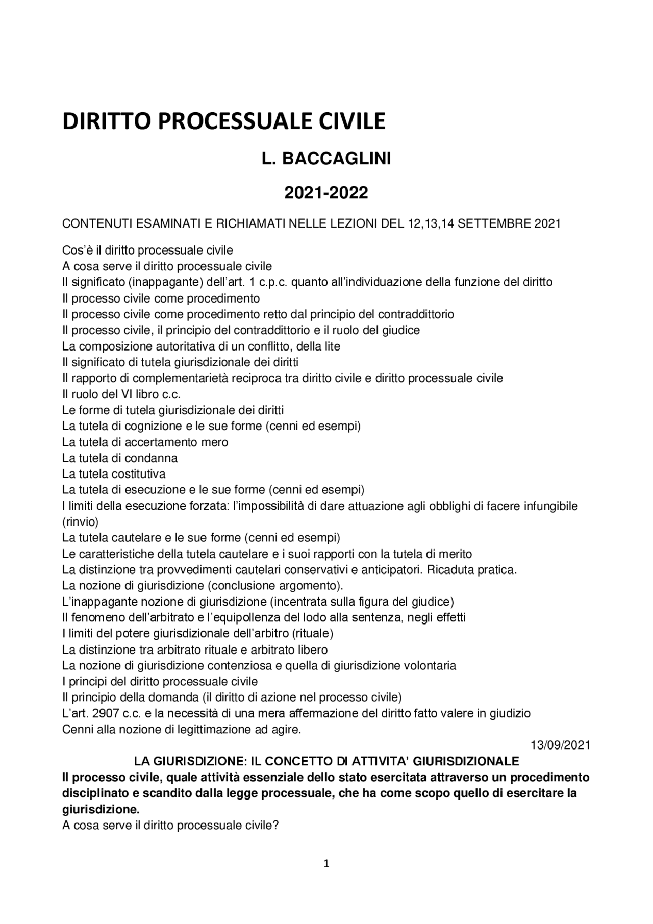 Appunti Corso Diritto Processuale Civile Integrati Con Slides Appunti