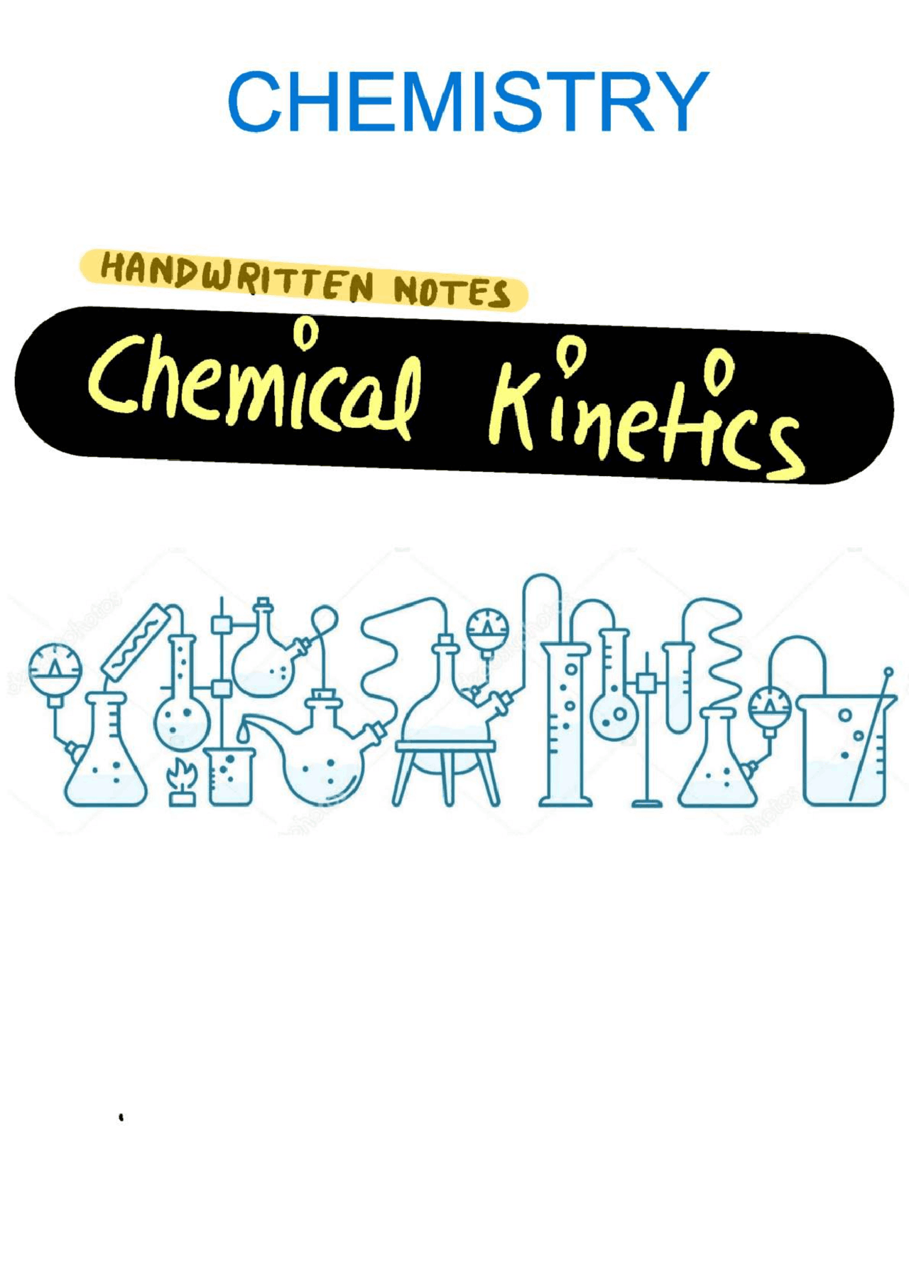 Chemical Kinetics in chemistry | Study notes Chemistry | Docsity
