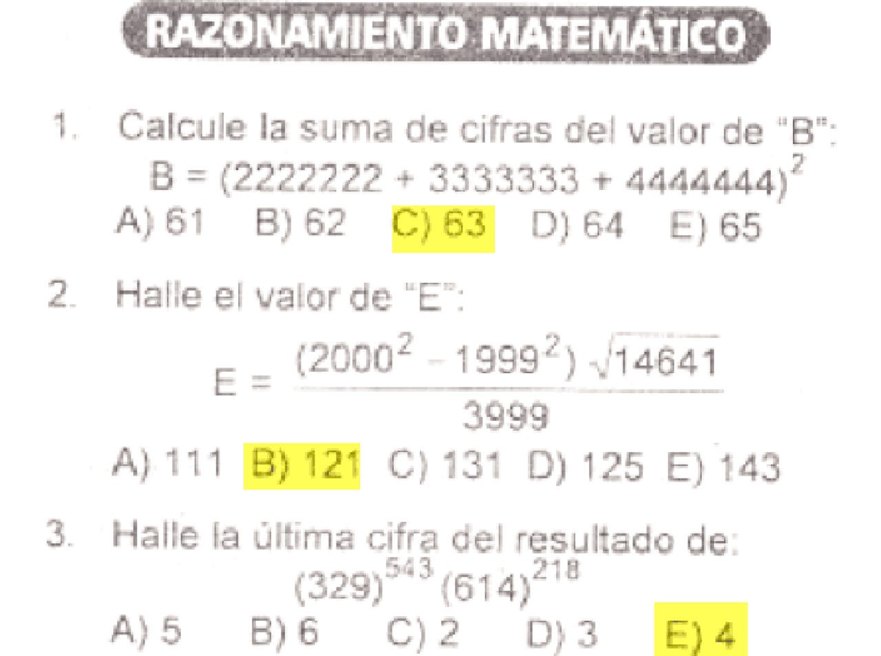 Examen resuelto utec, resolucion de ejercios de admision | Apuntes de ...