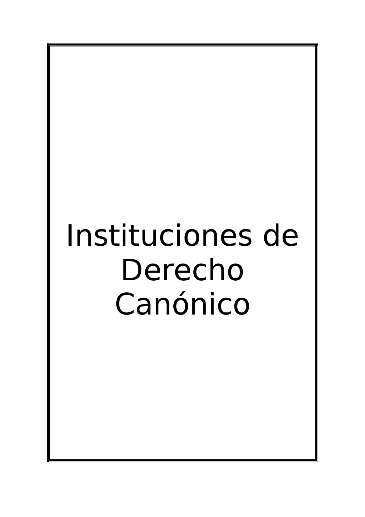 Apuntes Derecho Canonico Ucv Apuntes De Derecho Canónico Docsity