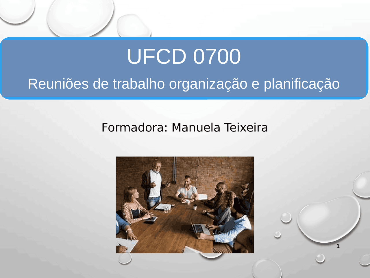 Ufcd 7000 - reuniões de trabalho organização e planificação | Resumos ...