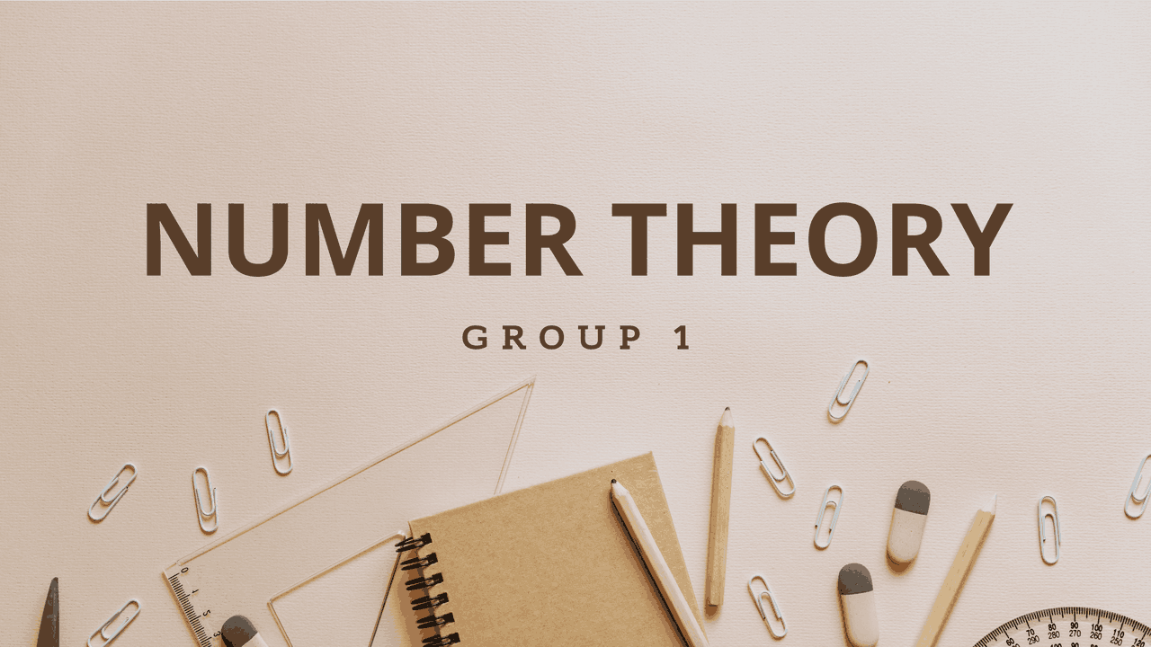 Math Report Number Theory Exercises Mathematics Docsity