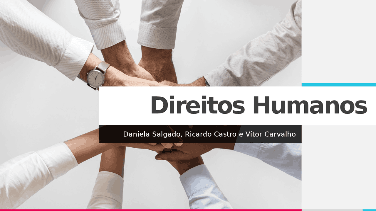 Powerpoint - Trabalho sobre Direitos Humanos | Slides Português (Gramática - Literatura) | Docsity