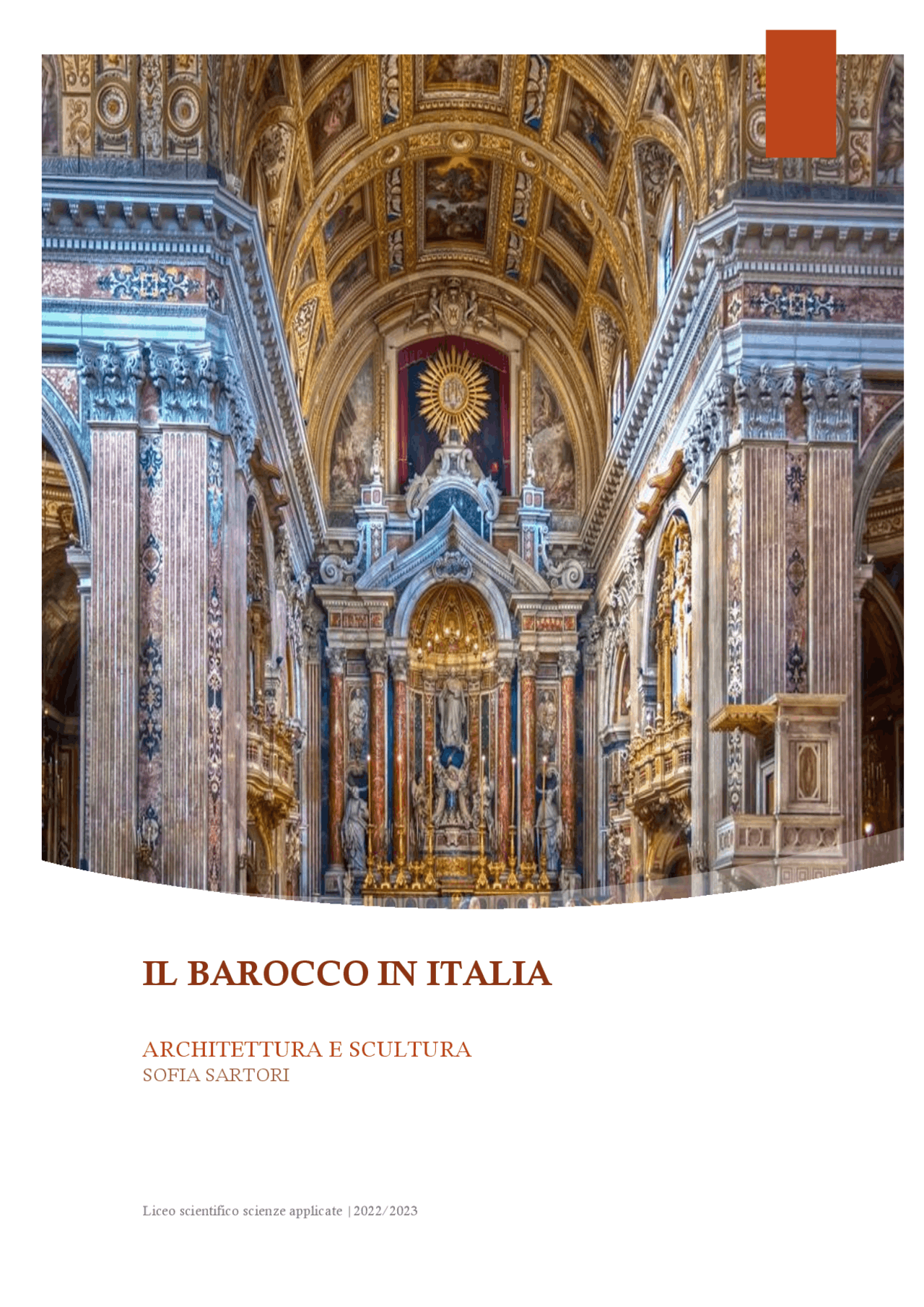 IL BAROCCO IN ITALIA | Appunti di Elementi di storia dell'arte ed ...