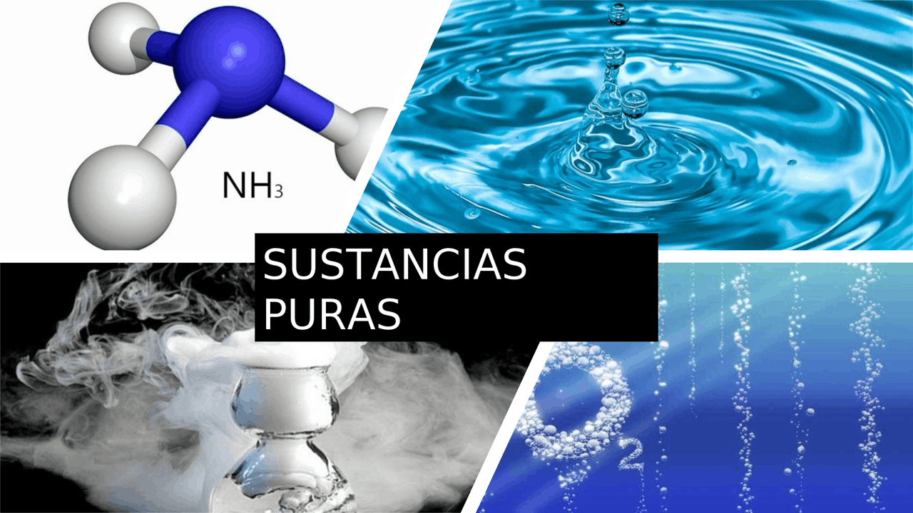 Sustancias Puras Sustancias Puras, Mezclas Y Métodos De Separación