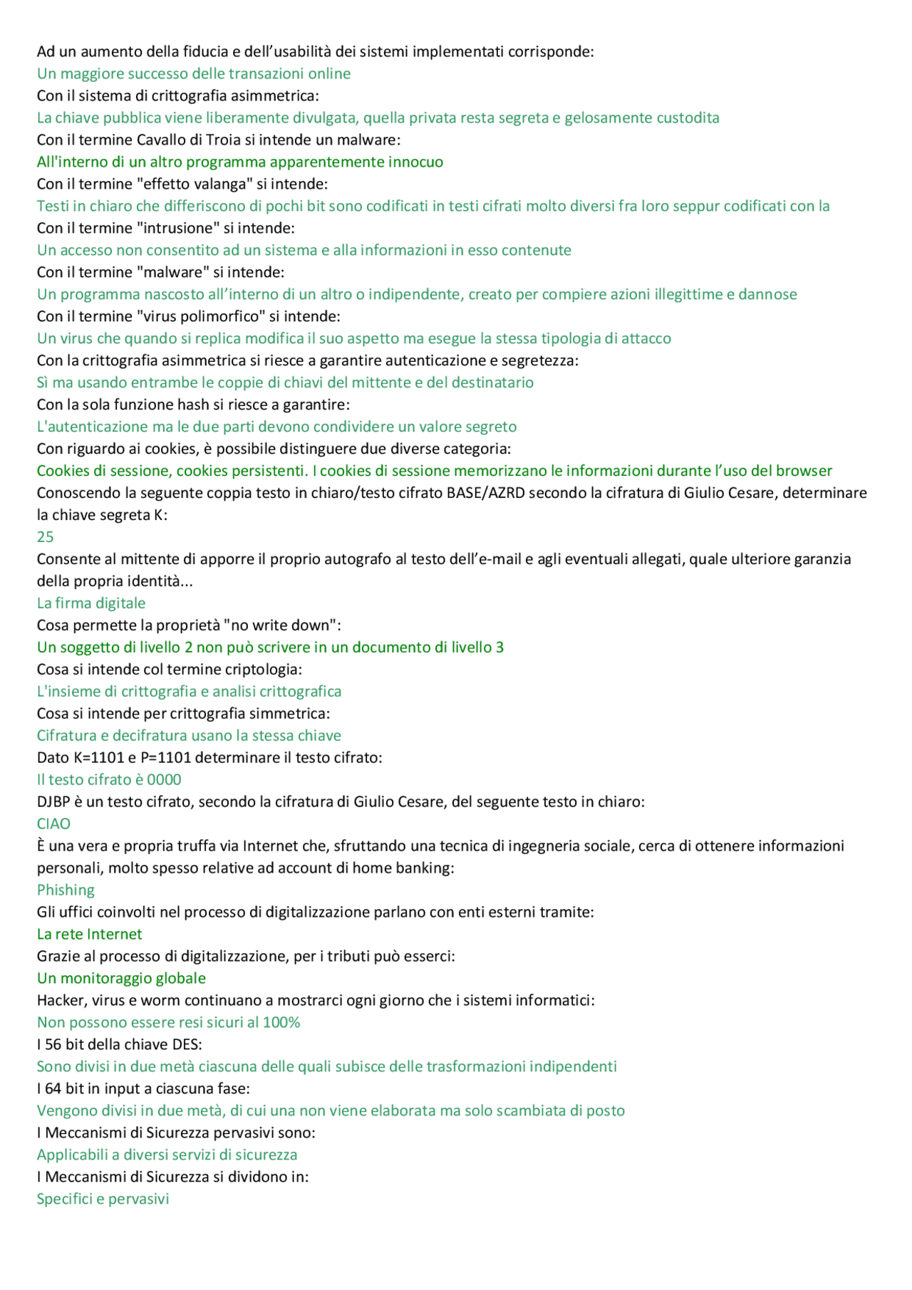 Sicurezza Dei Sistemi Informatici Ingegneria Della Sicurezza Pegaso