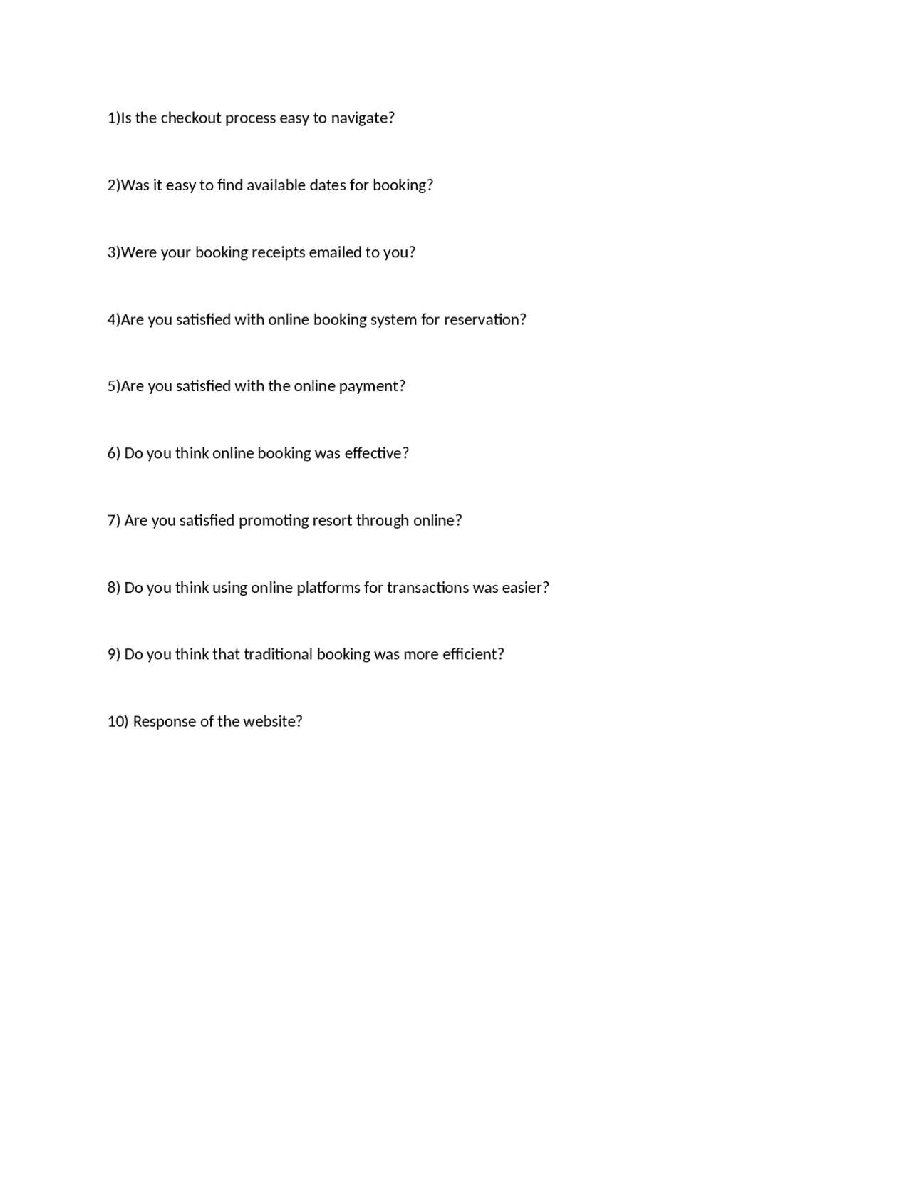 Questionnaire For Thesis Summaries Computer Science Docsity
