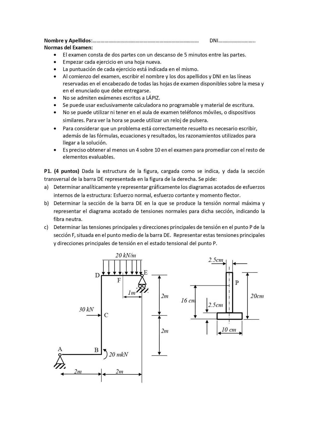 Exámenes Resueltos Para Practicar Apuntes De Elasticidad Y