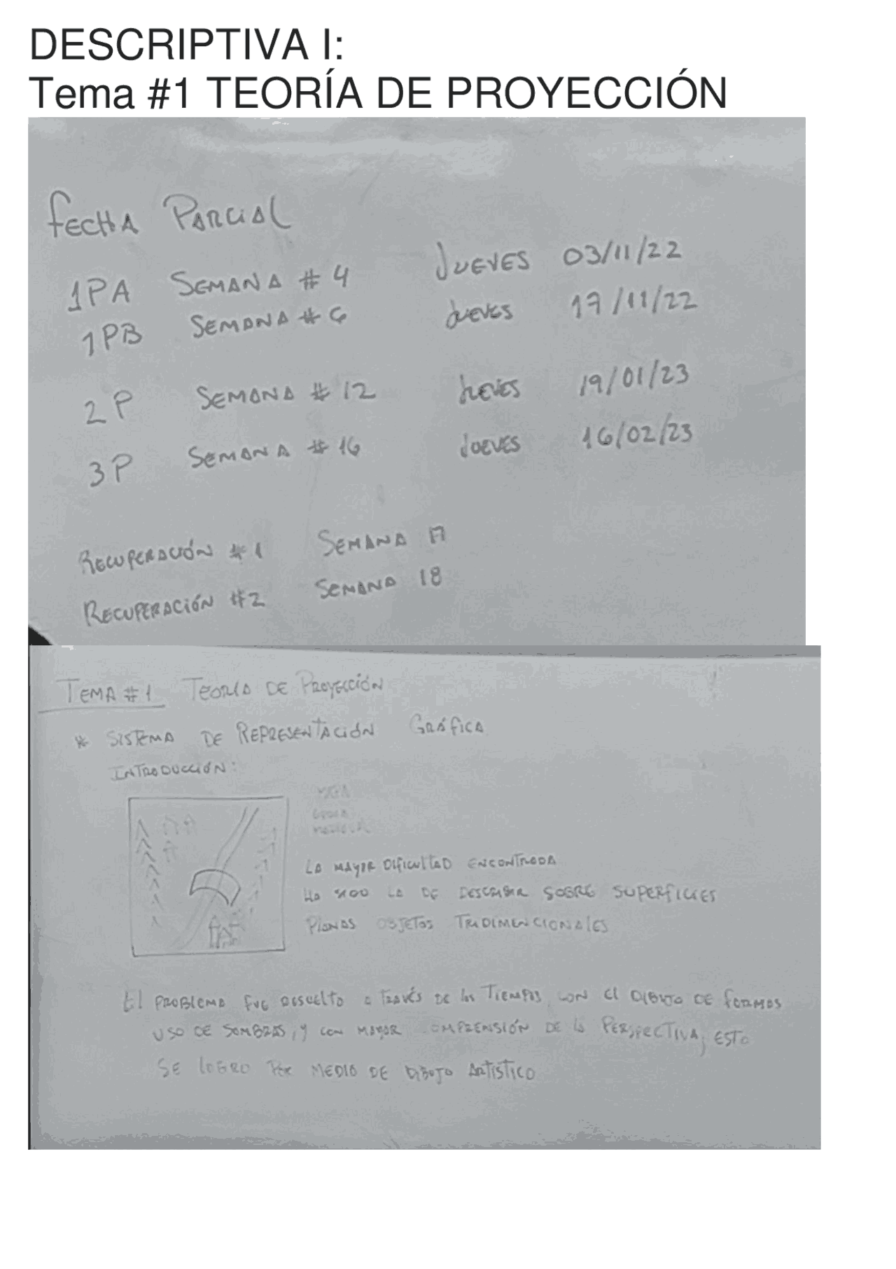 Descriptiva_i_clase_1_teoria_de_proyeccion | Apuntes de Geometría ...