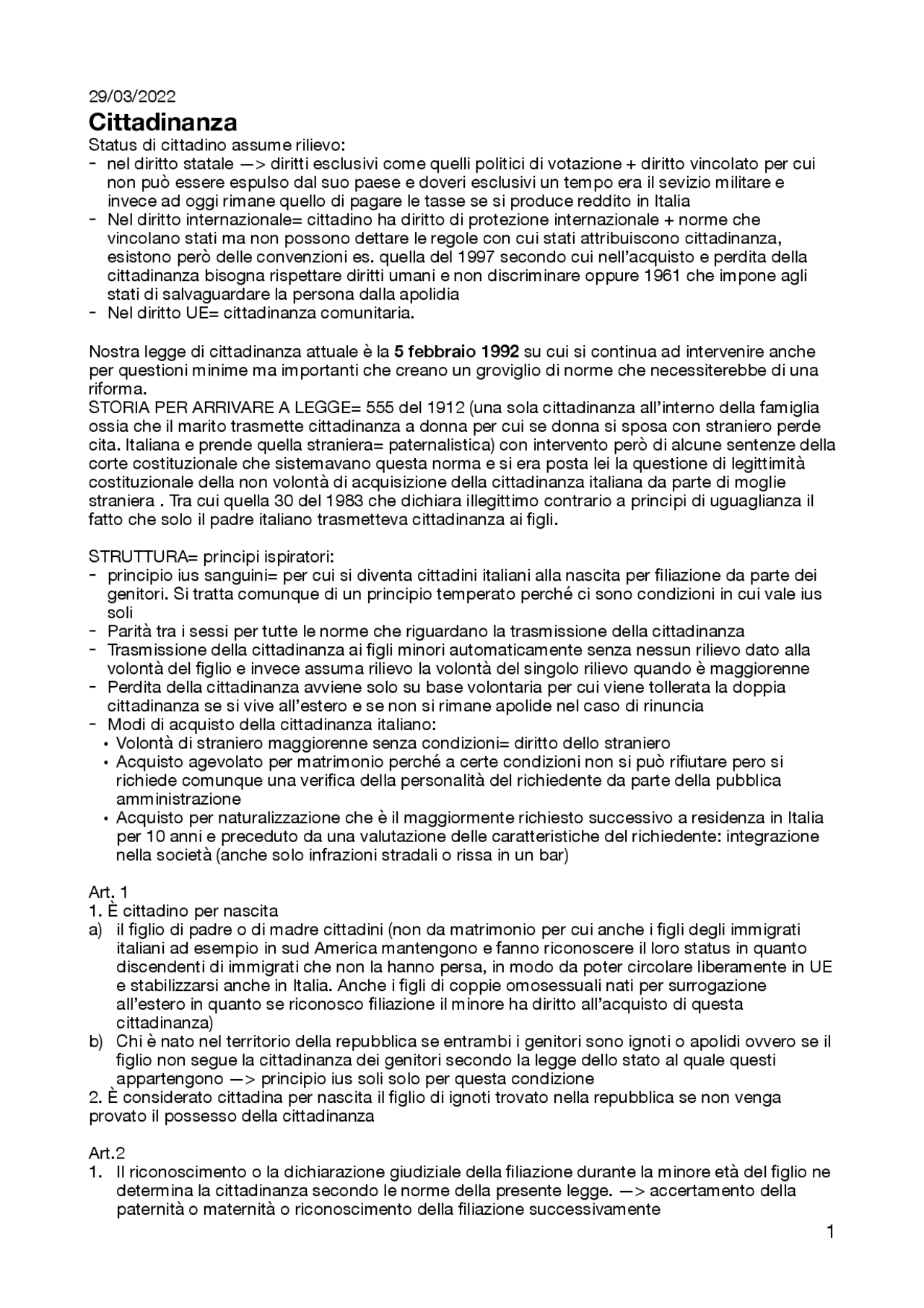 Appunti Modulo 2 Diritto Internazionale Privato Delle Famiglie E Delle
