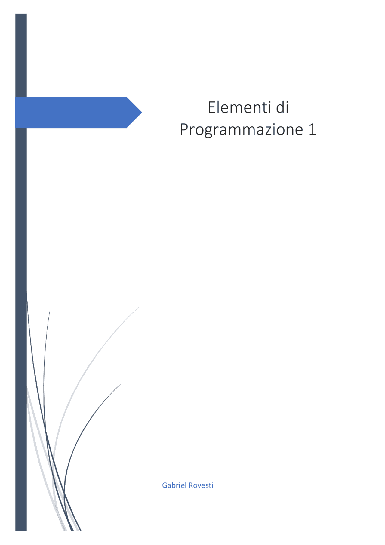 Elementi Di Programmazione 1 Appunti Di Programmazione C Docsity