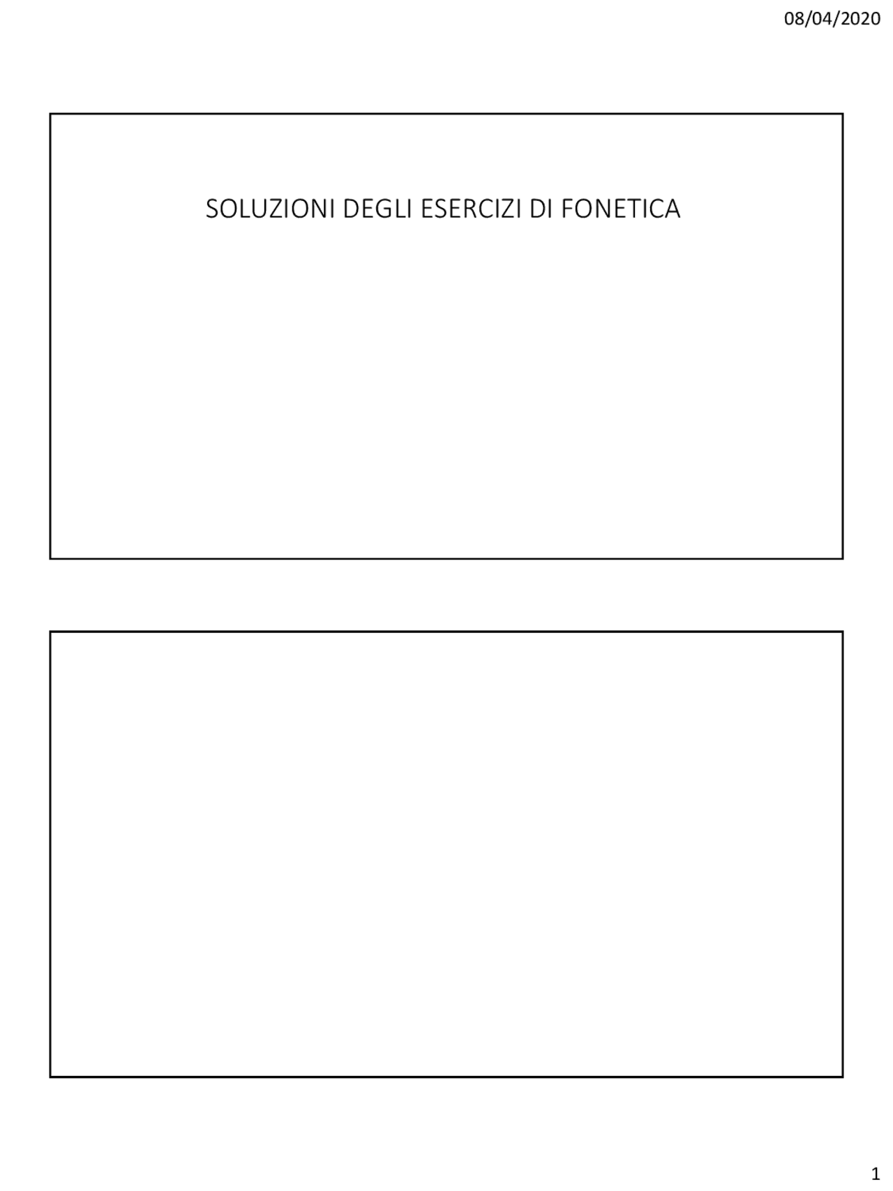 Esercizi D Esame Lingue Prove Desame Di Linguistica Generale Docsity