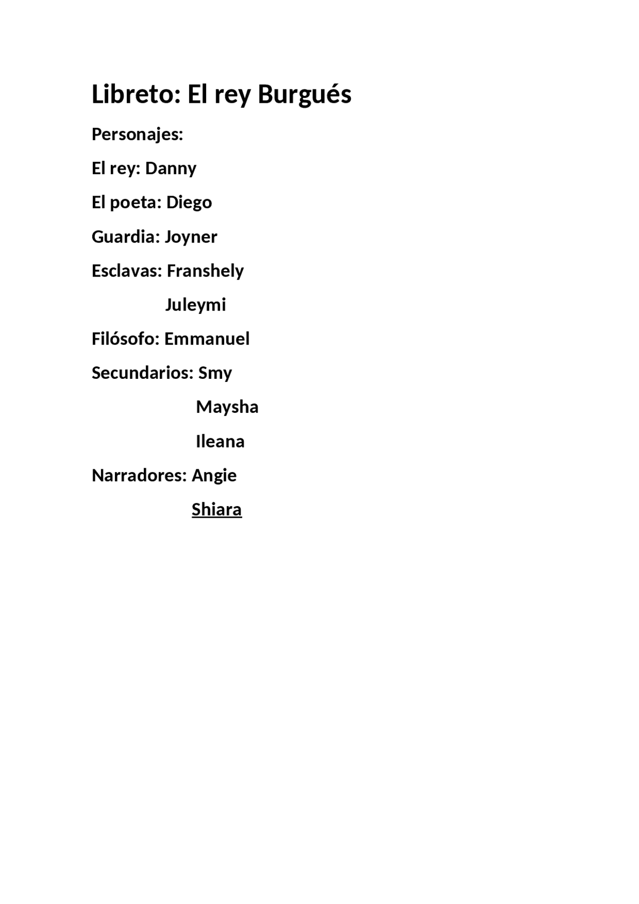 El rey burgues de forma resumida para una mejor dramatización | Apuntes ...