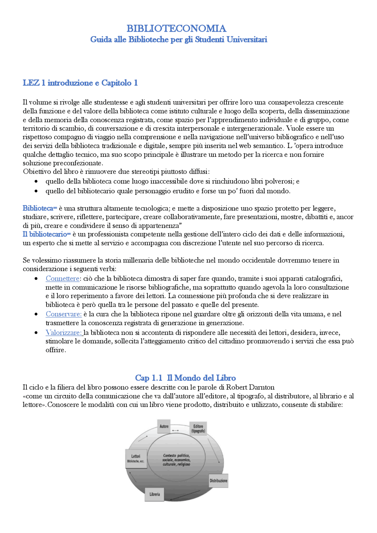 Slide Del Prof Guerrini Sintesi Del Corso Di Biblioteconomìa Docsity