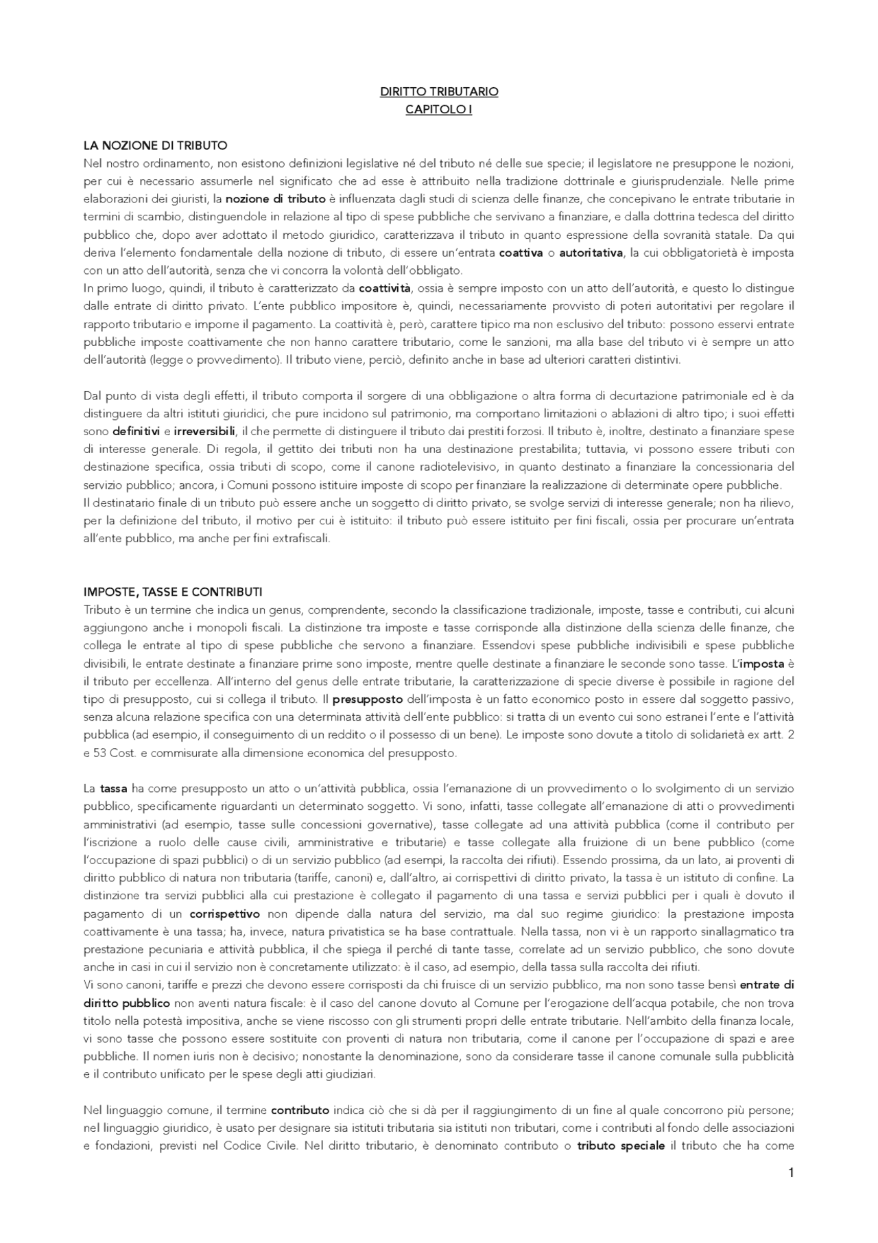 Riassunto Diritto Tributario Schemi E Mappe Concettuali Di Diritto