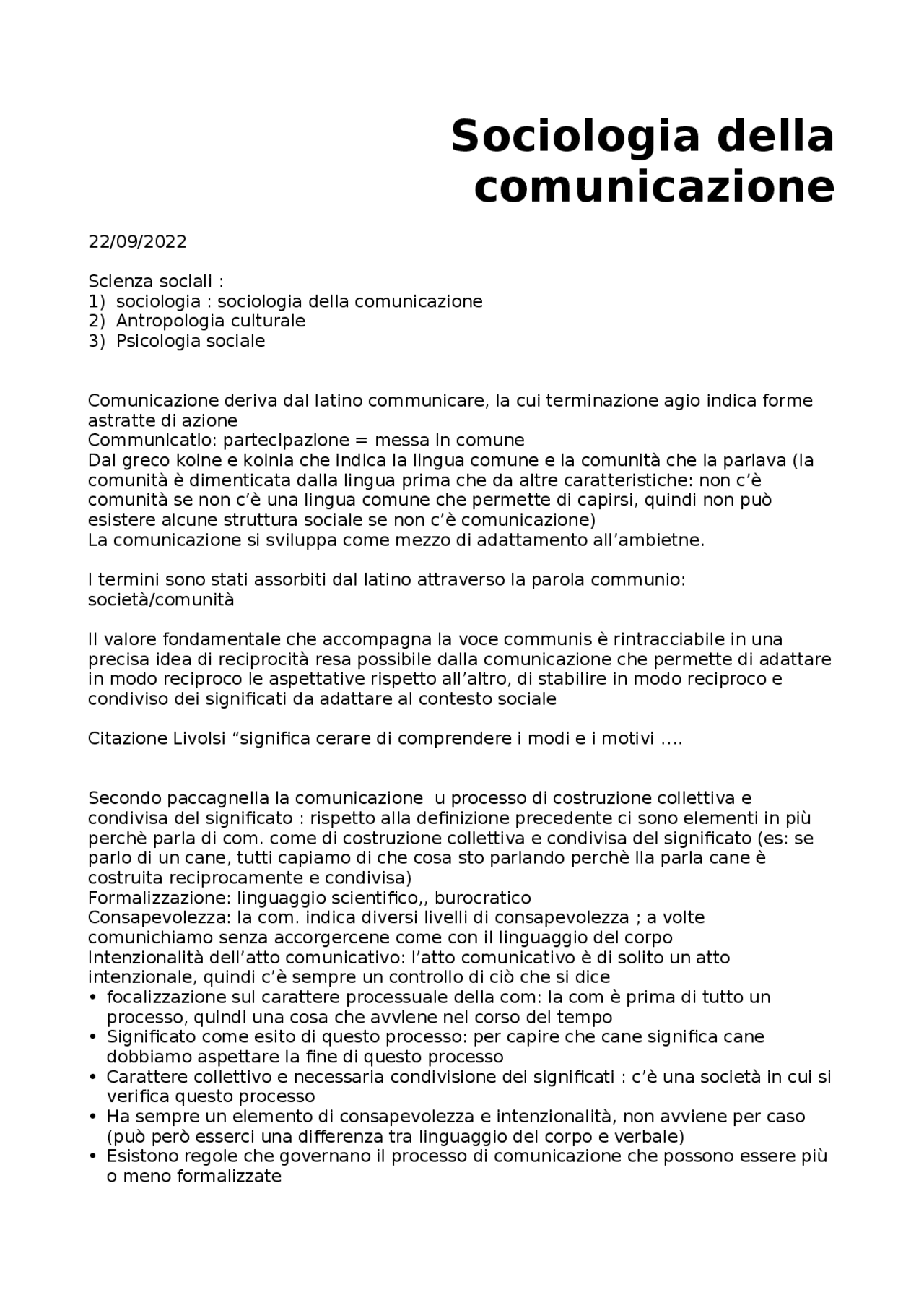 Le Scienze Della Comunicazione Morcellini Fatelli Dispense Di